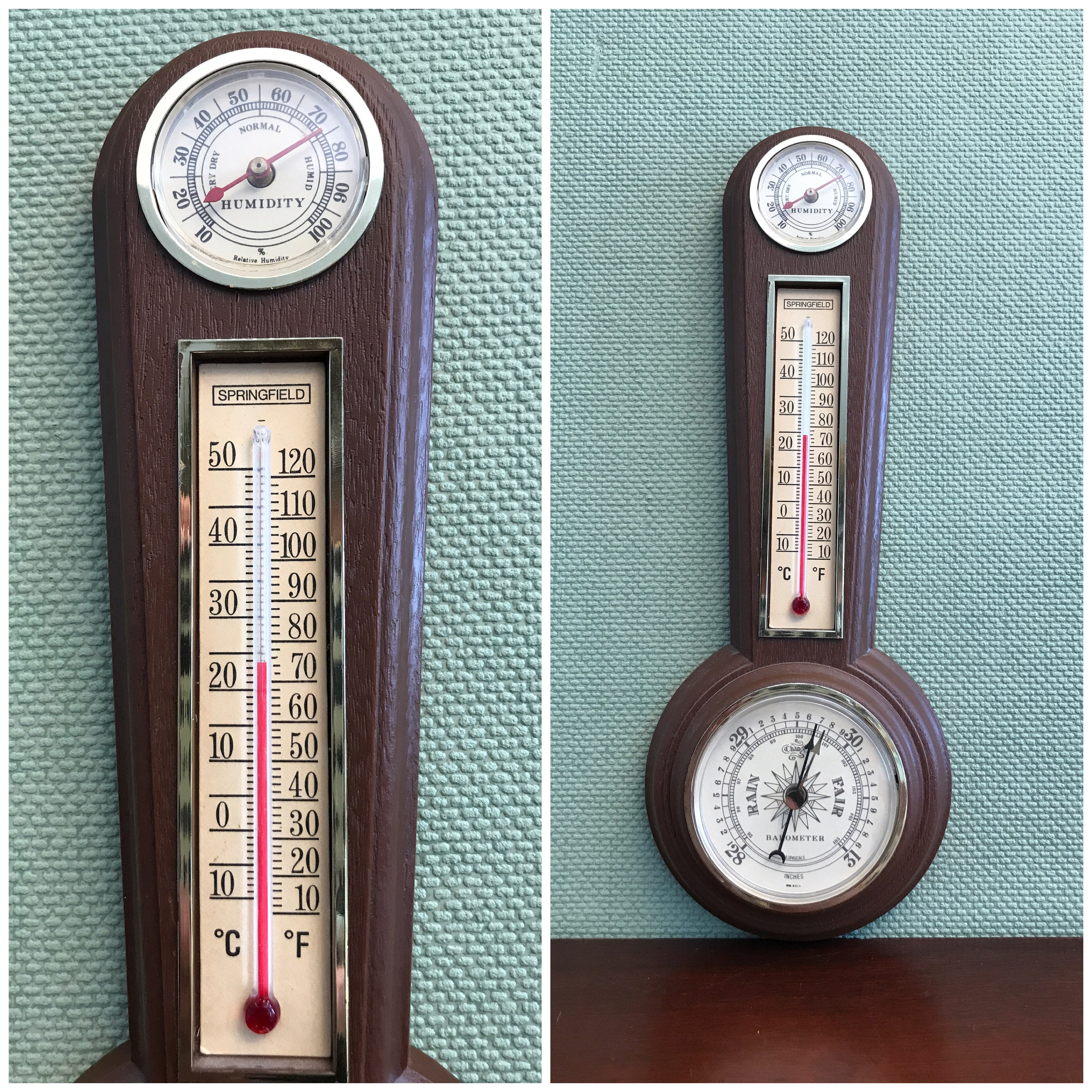 Vintage Springfield Weather Station, Mini collectible Weather Station ...