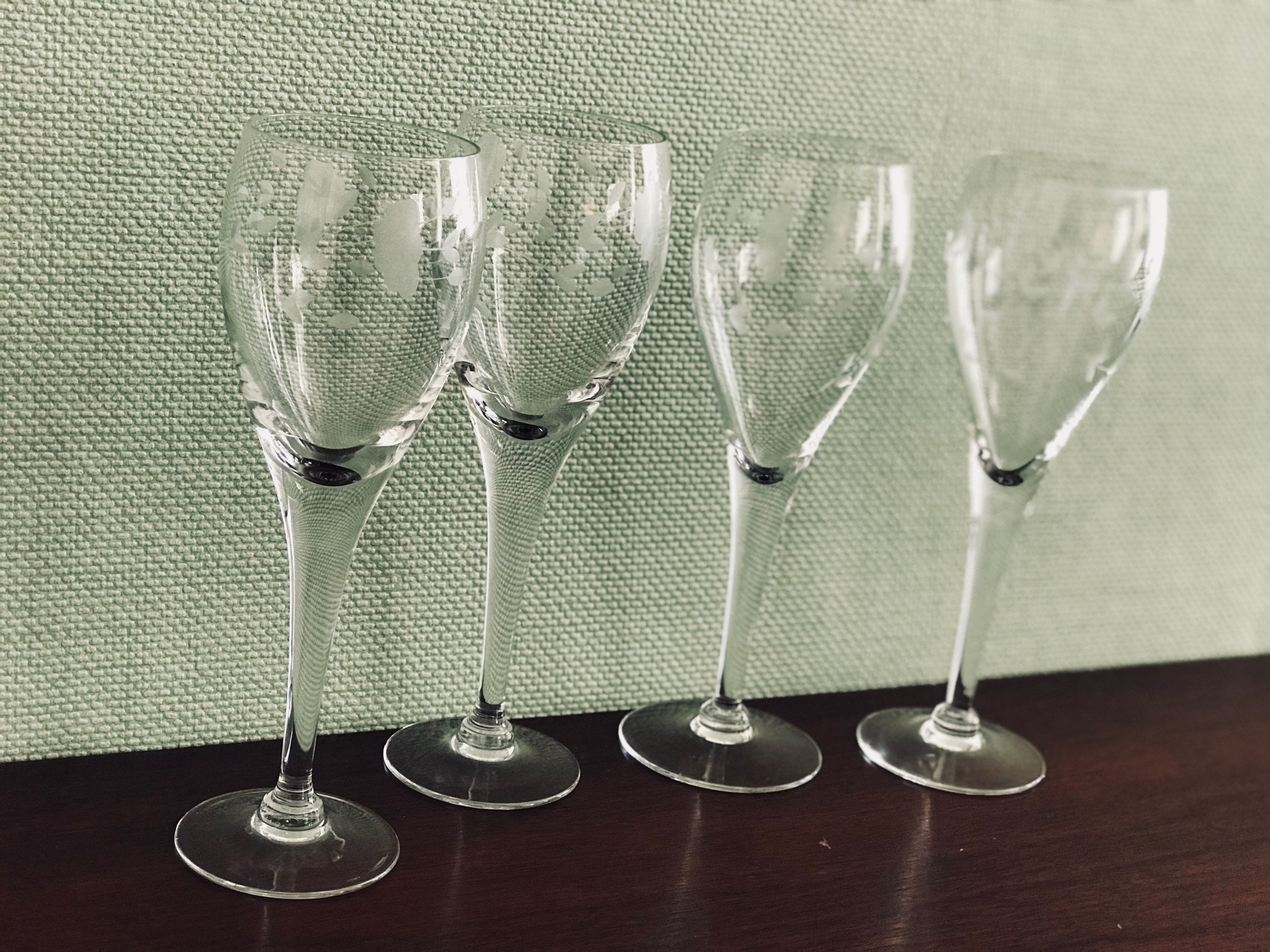 Vintage Crystal Princess House Flutes, Heritage Pattern, Heritage ...
