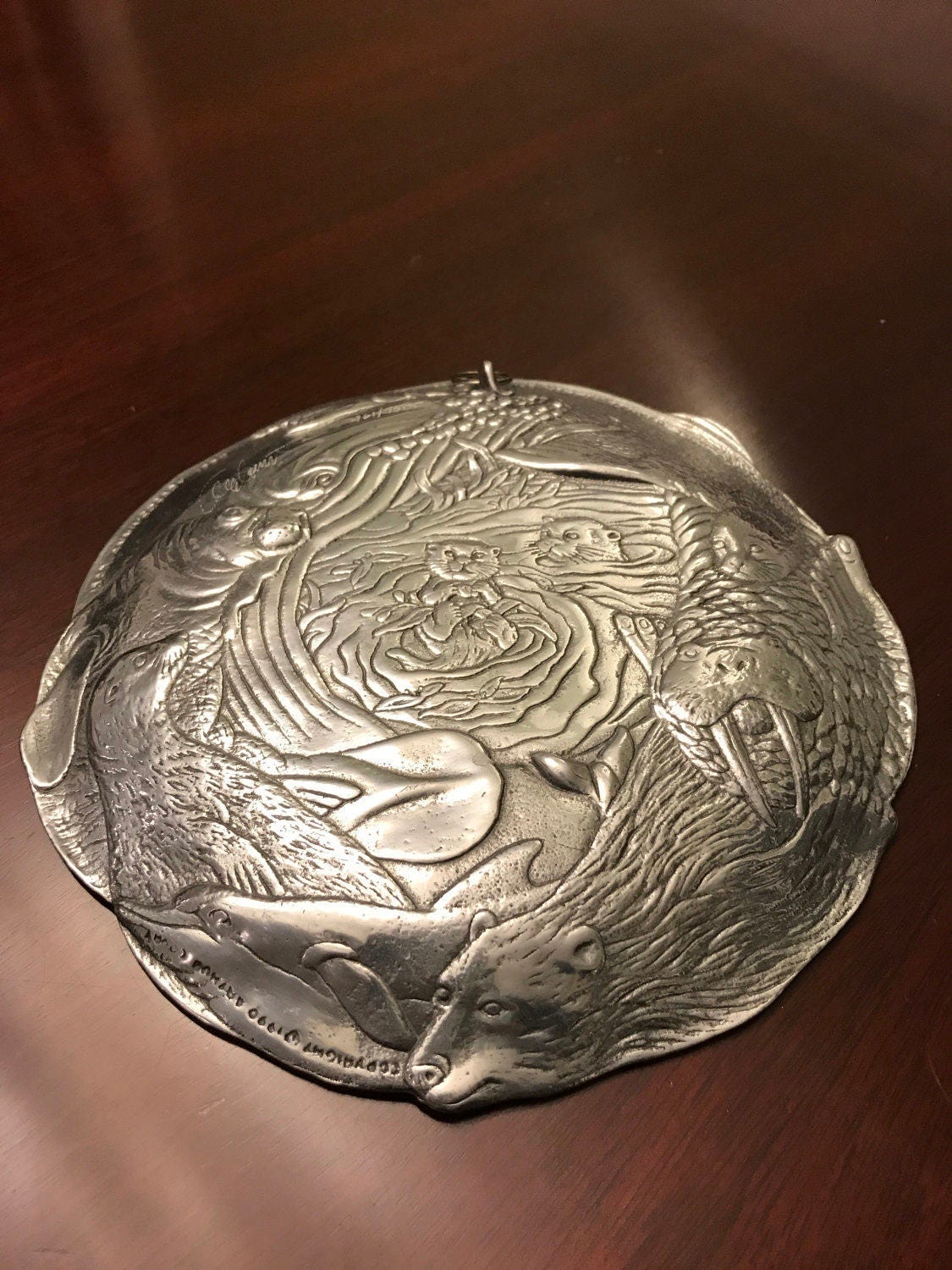 Arthur Court collectible, CA Mammal Center 15th Anniversary Plate ...