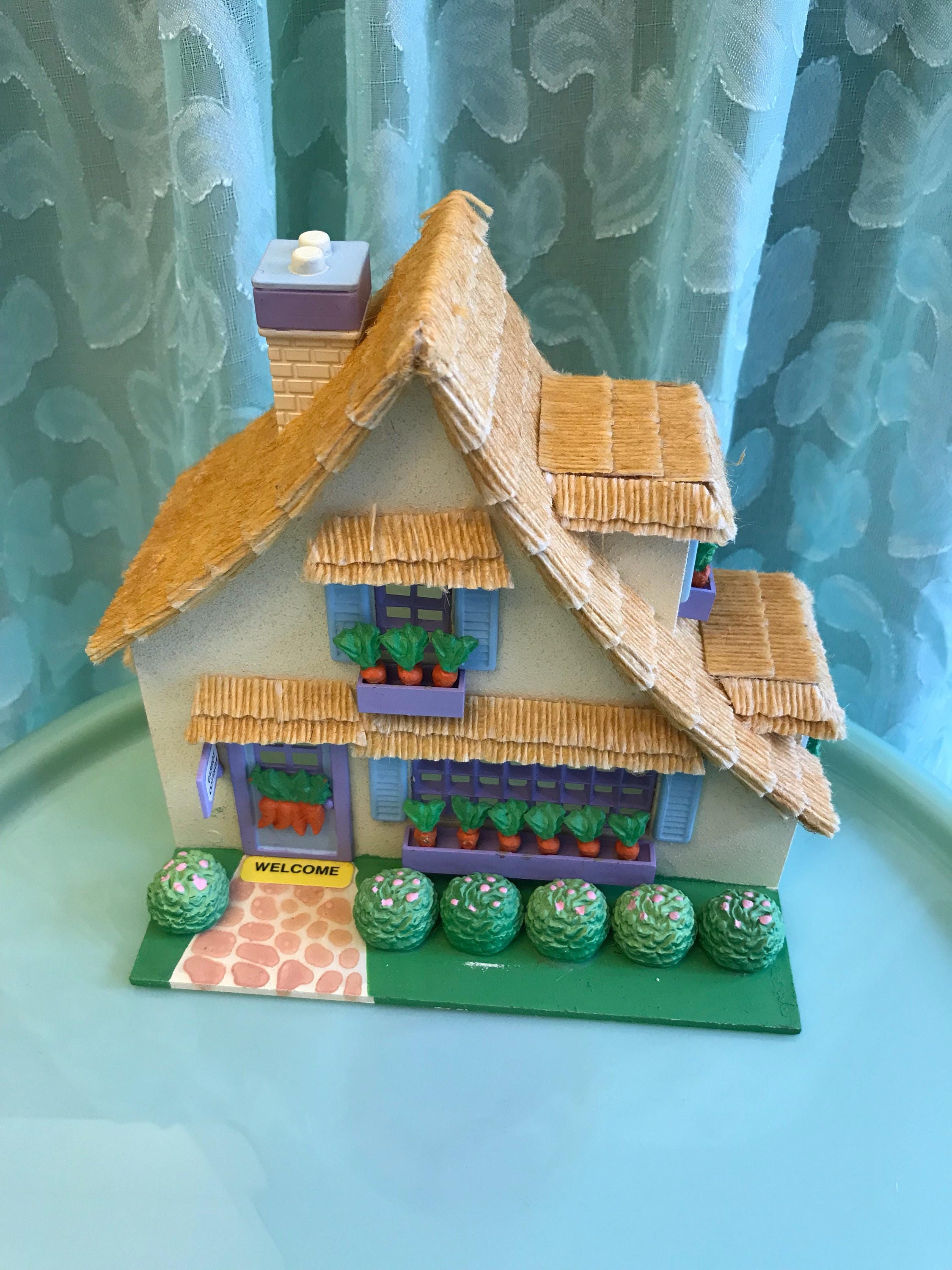 Dept 56 Easter Village Hide A Way Hollow Carrot Cottage, Easter Bunny ...