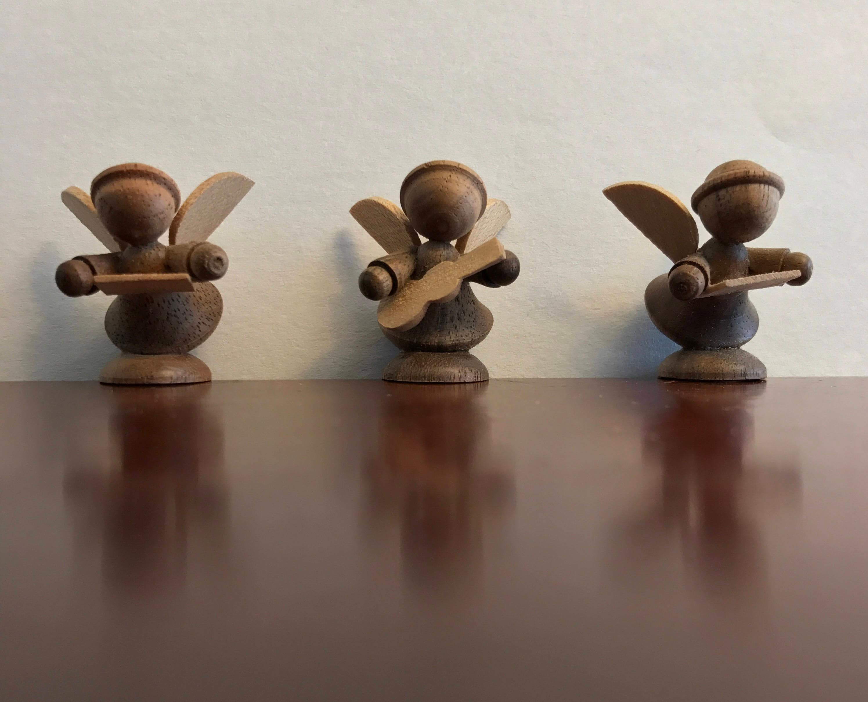 Vintage Miniature Angels, German Angel musicians, Christmas Angels ...