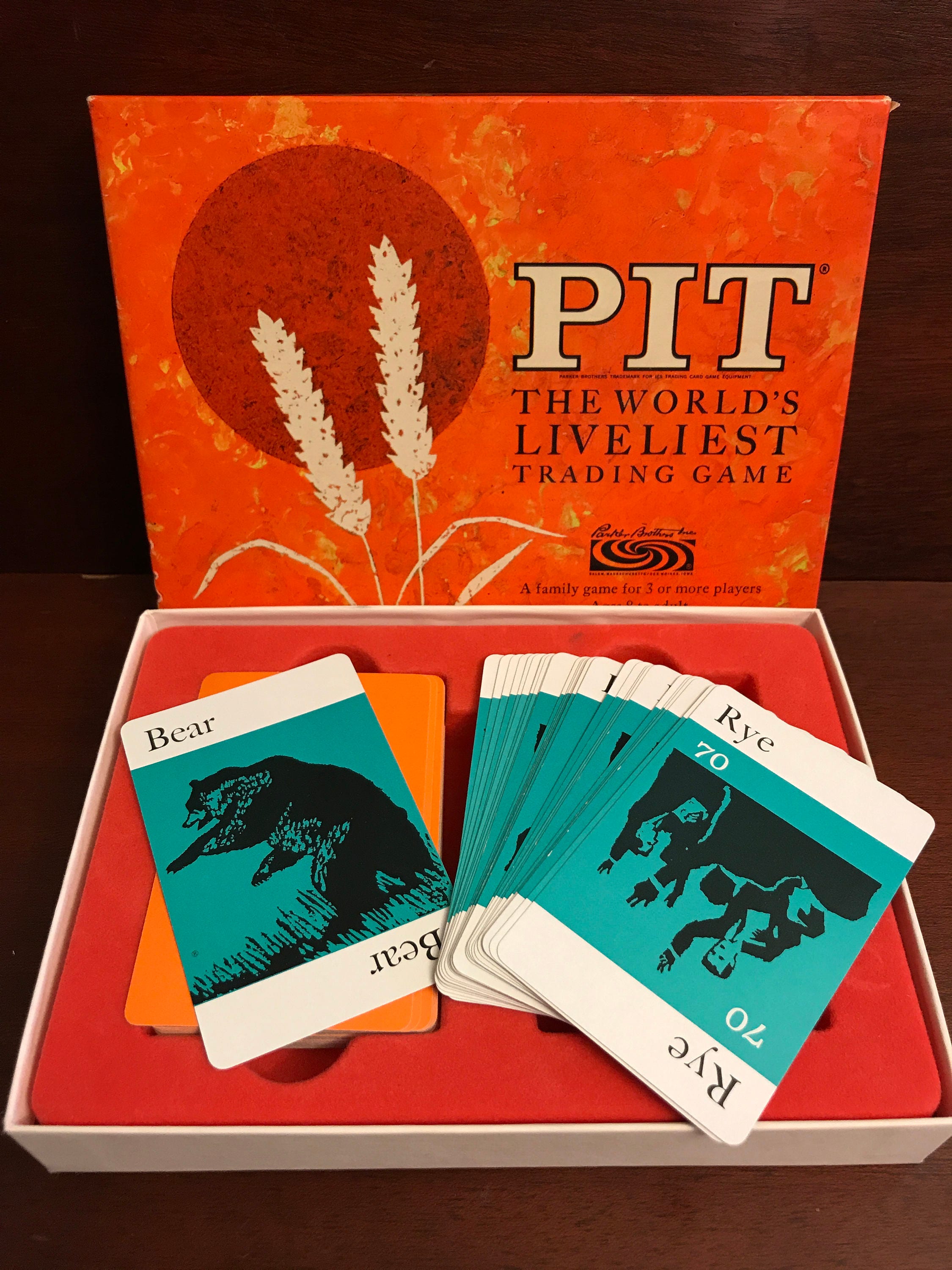 Vintage Pit Game, Card game, 1960s Pit Game, Complete Game of Pit ...