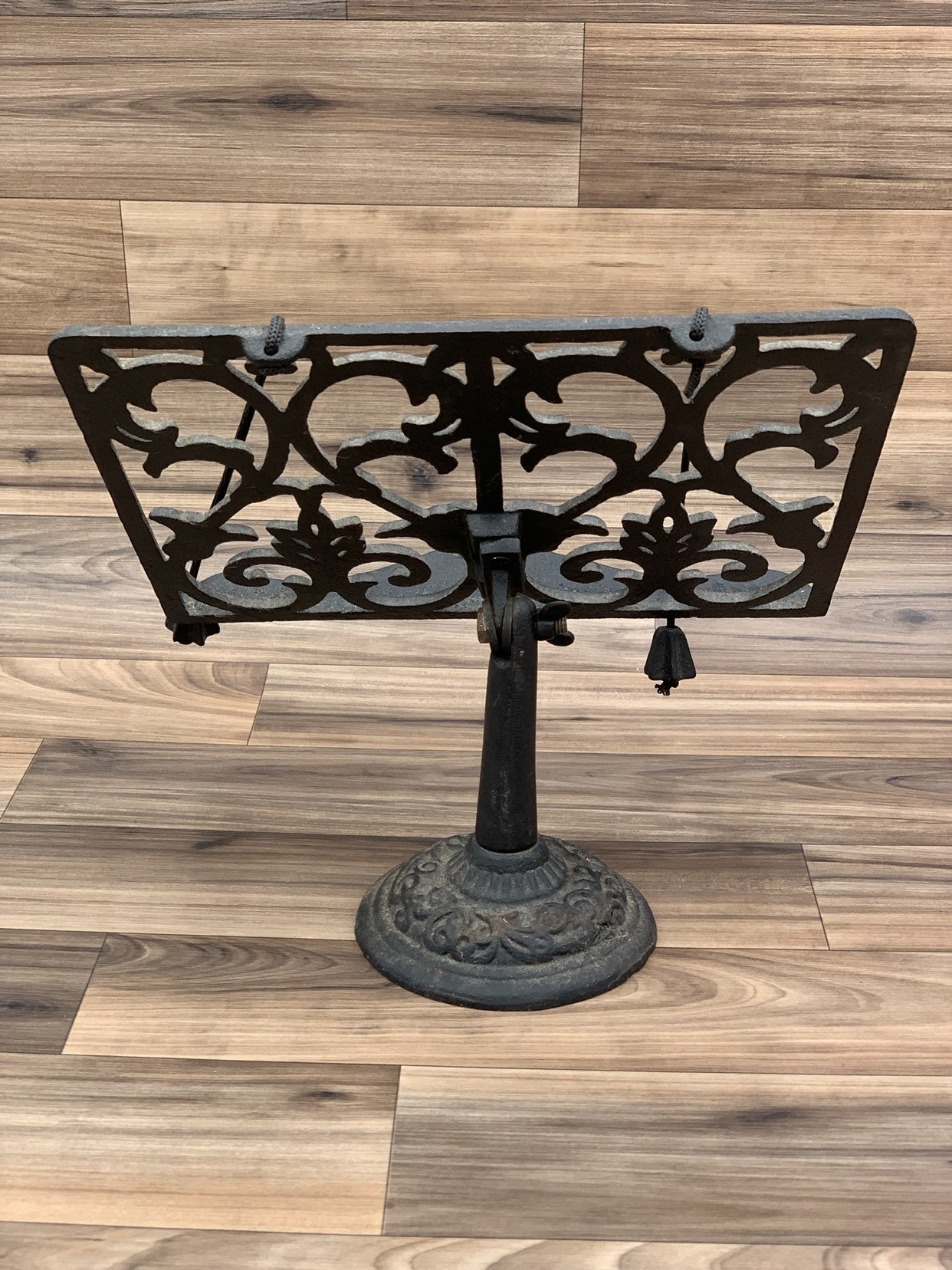 Cast iron book display stand, cookbook stand, Guestbook stand, Photo ...