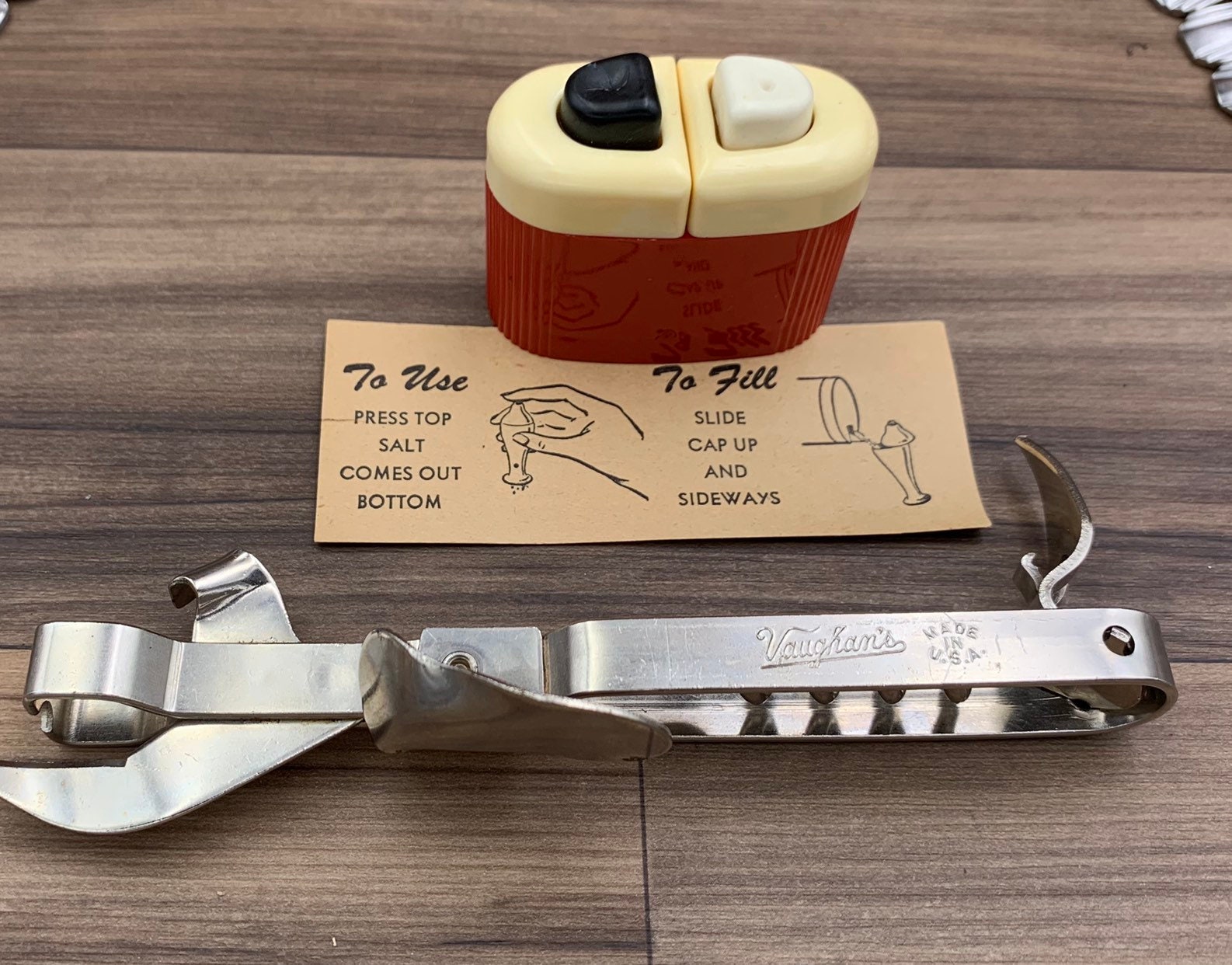 Vintage Picnic Set Utica Stainless Flatware set Super Edge Knife set ...