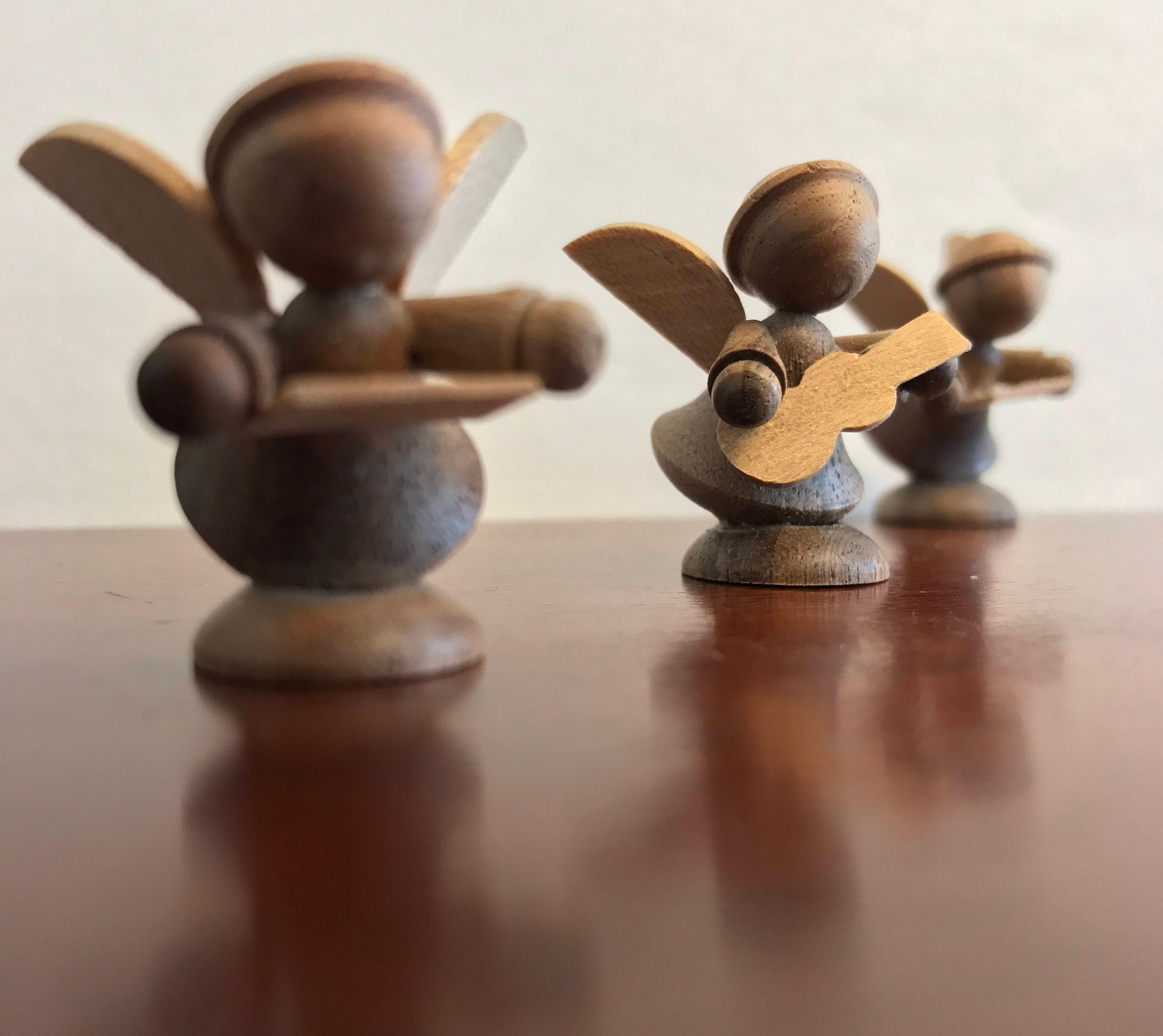 Vintage Miniature Angels, German Angel musicians, Christmas Angels ...