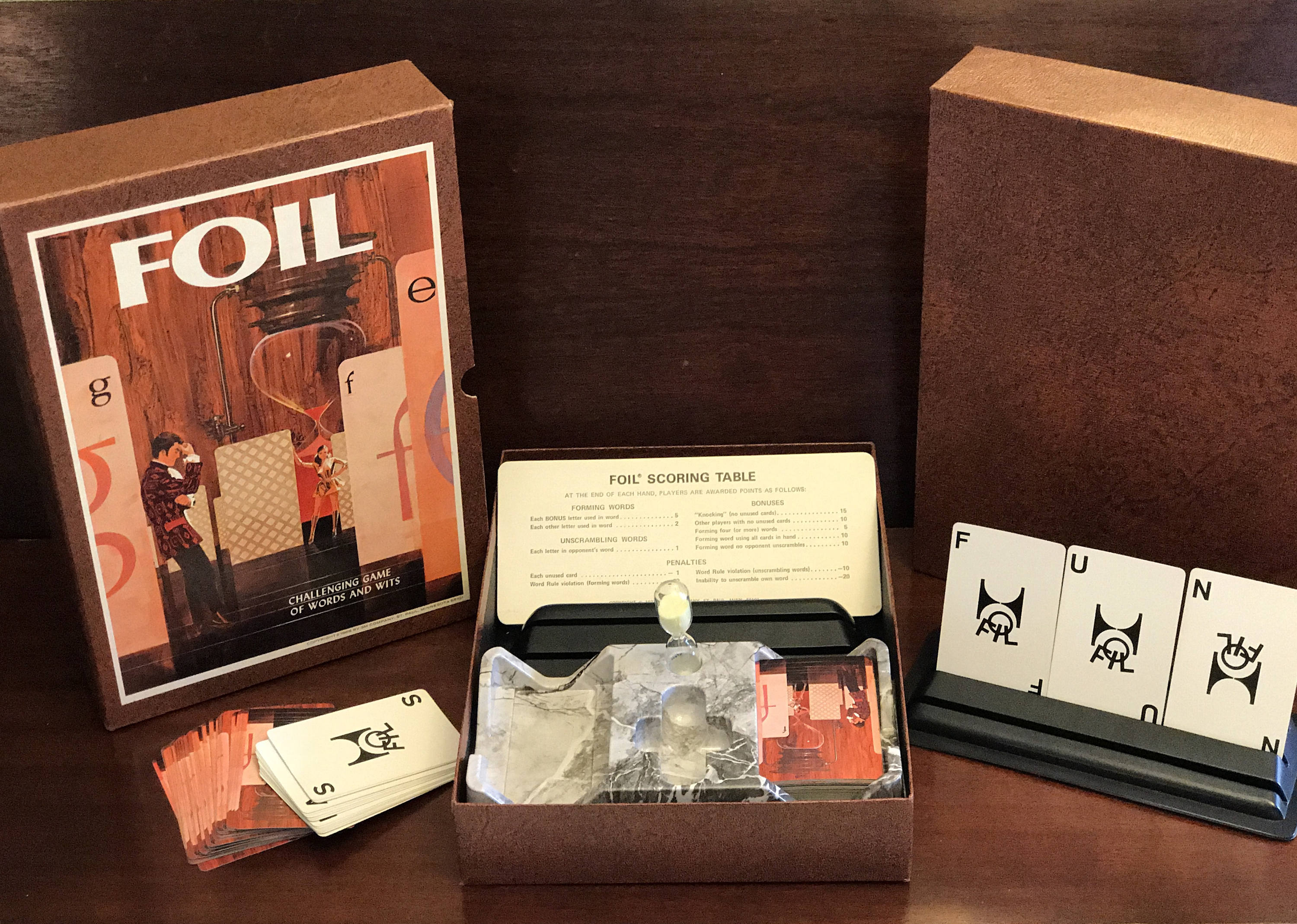 Vintage Game of FOIL. Challenging Game of Words and Wits, Logophile ...