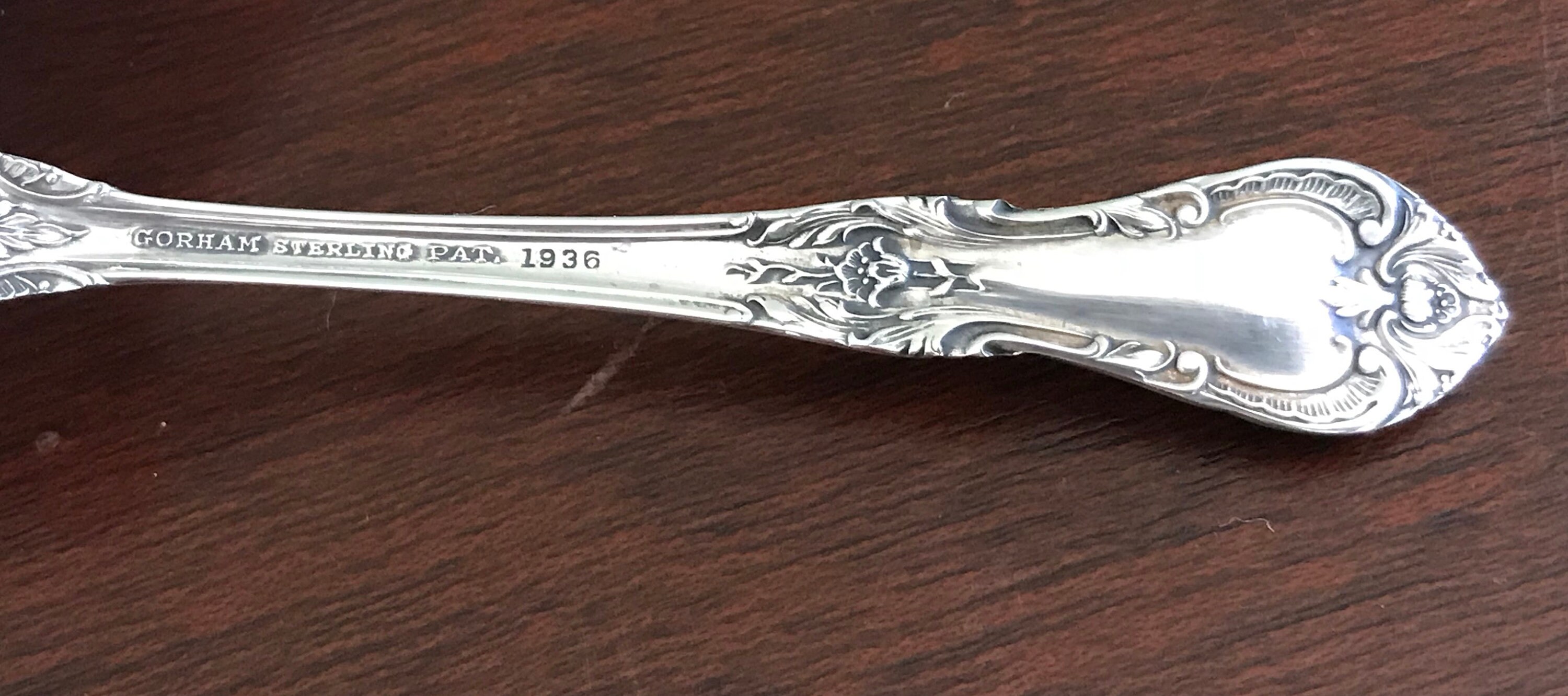 Sterling Silver Lemon Fork, Vintage Gorman Silver 1936 King Arthur ...