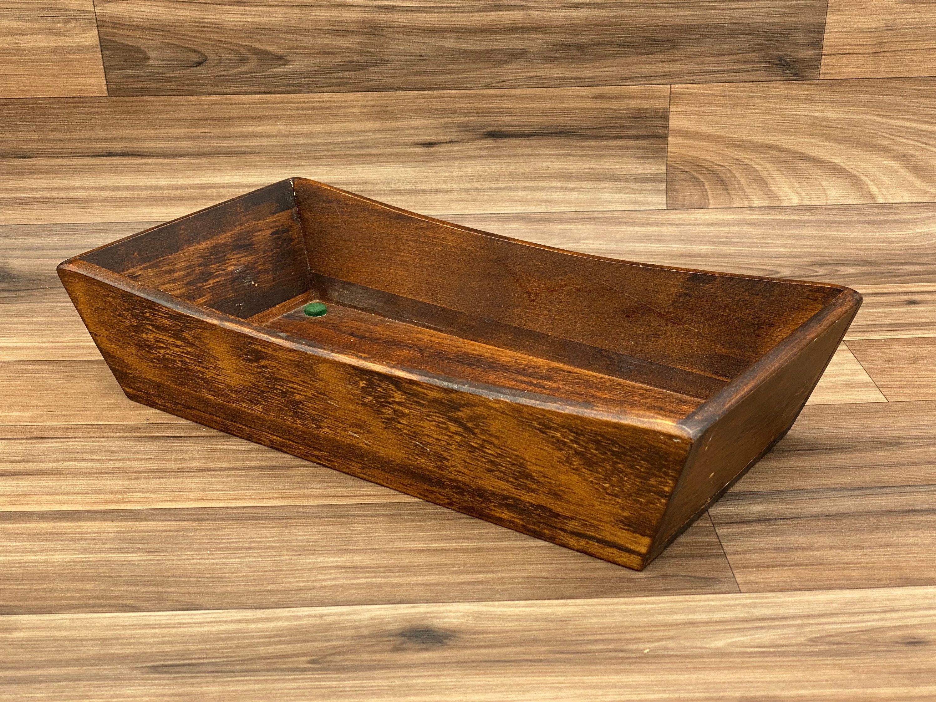 Vintage Wood Serving Tray, Designer M n M Serving tray with Slate ...