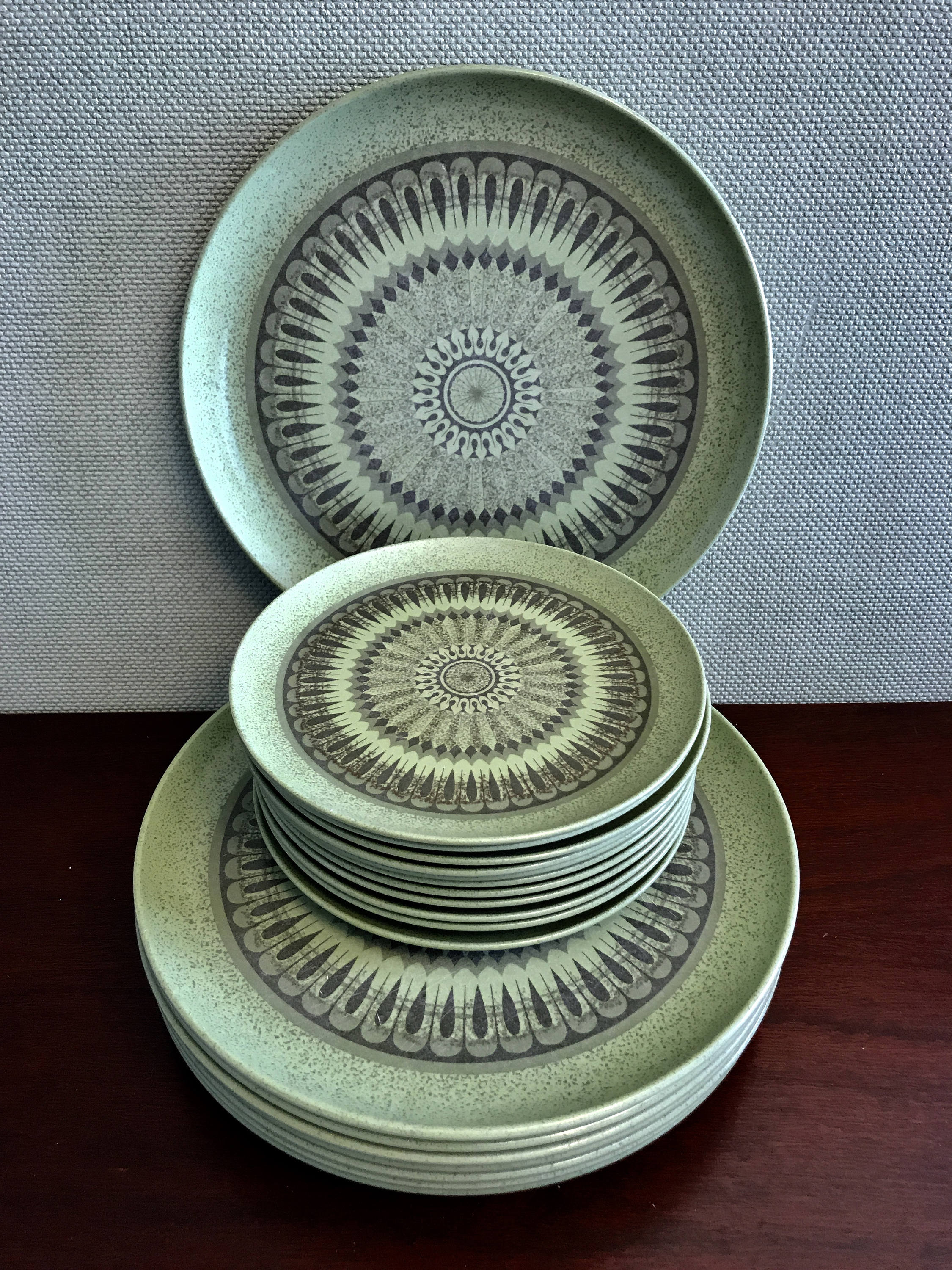 Vintage Melmac Dishes, Miramar Melmac plates, Avocado Green dishes ...