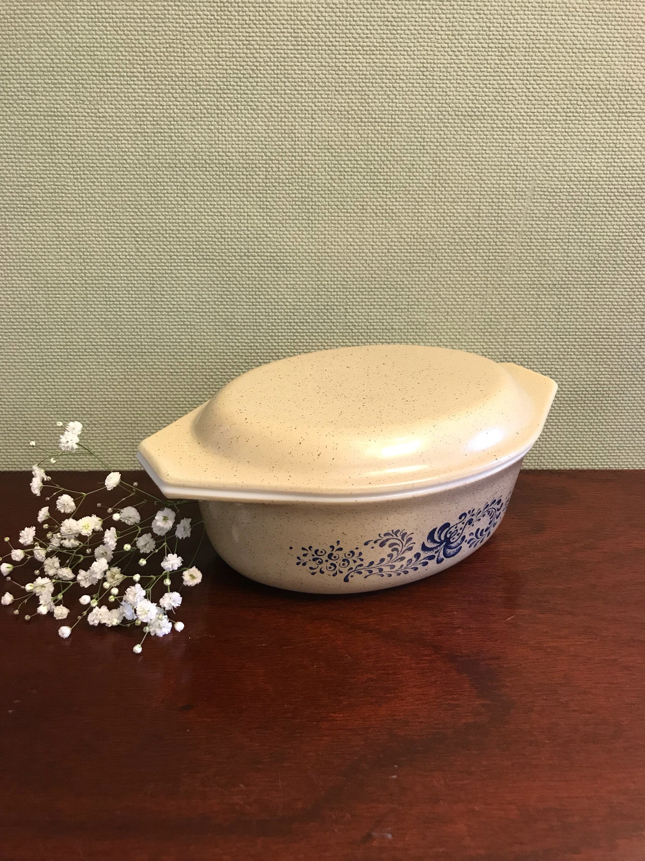 Vintage Pyrex Homestead Casserole, Pyrex Cinderella 043 Casserole, oval ...