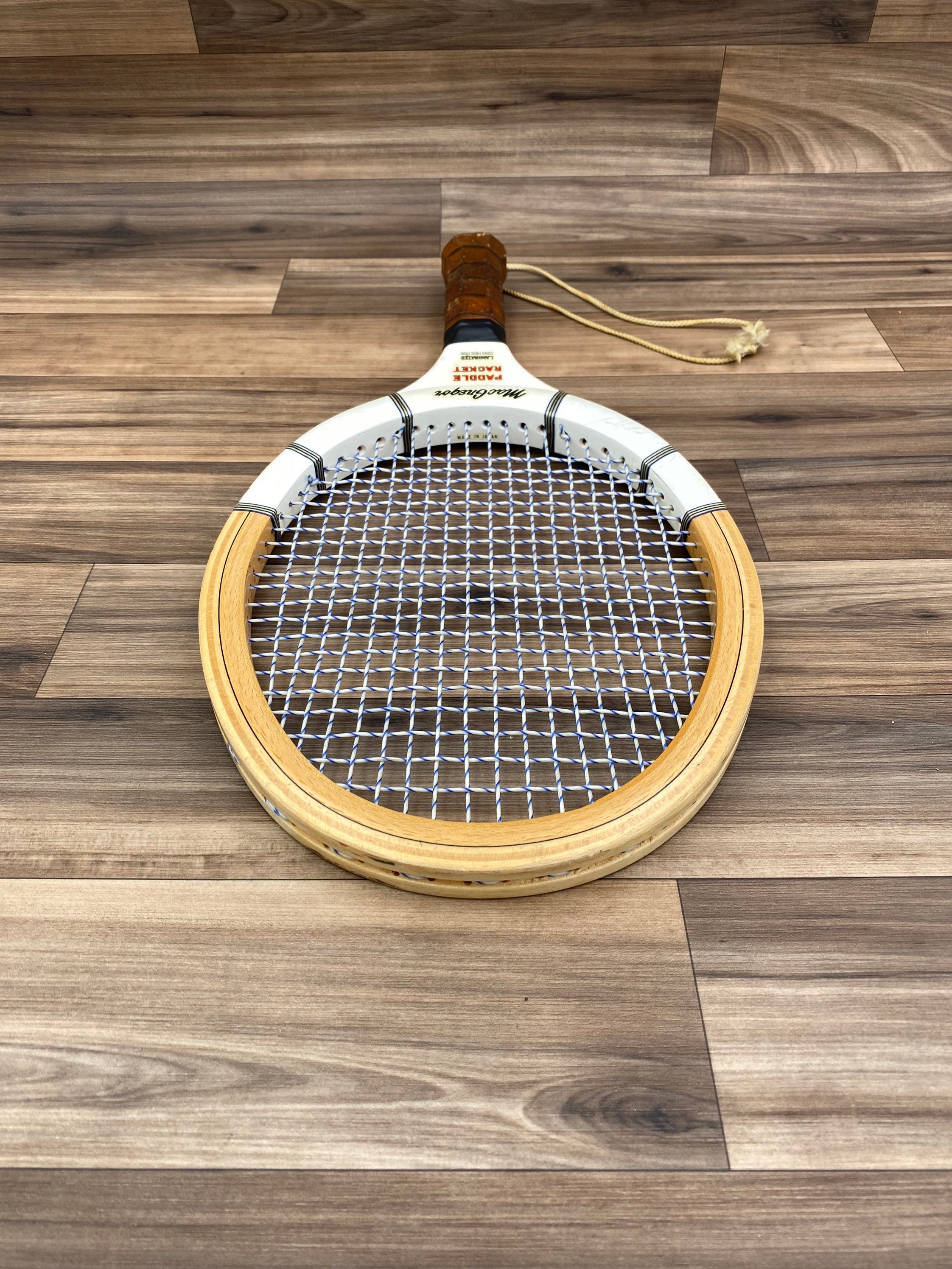 Vintage MacGregor Paddle Racket, Laminated RacketBall Racket, Cabin ...