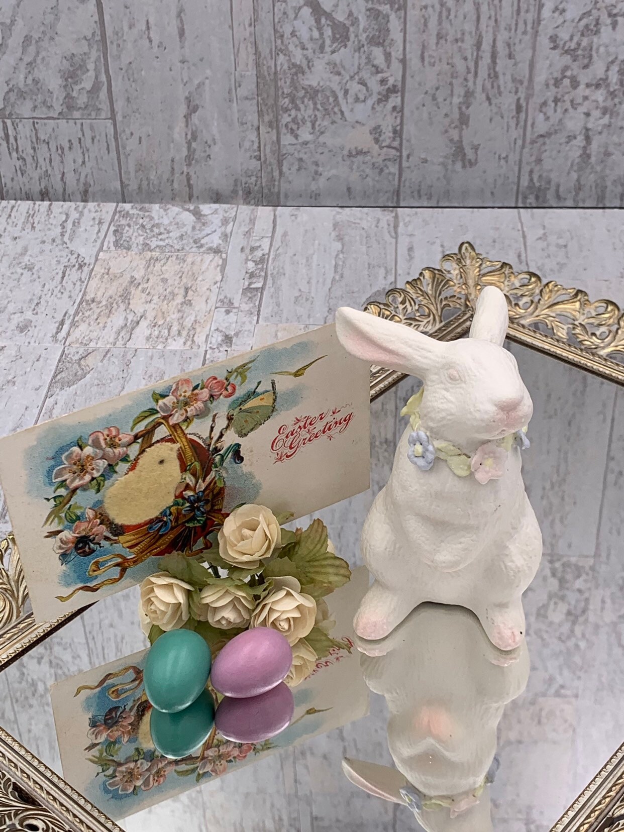 Vintage Ceramic Bunny Dept 56 White Easter bunny, Easter decor ...