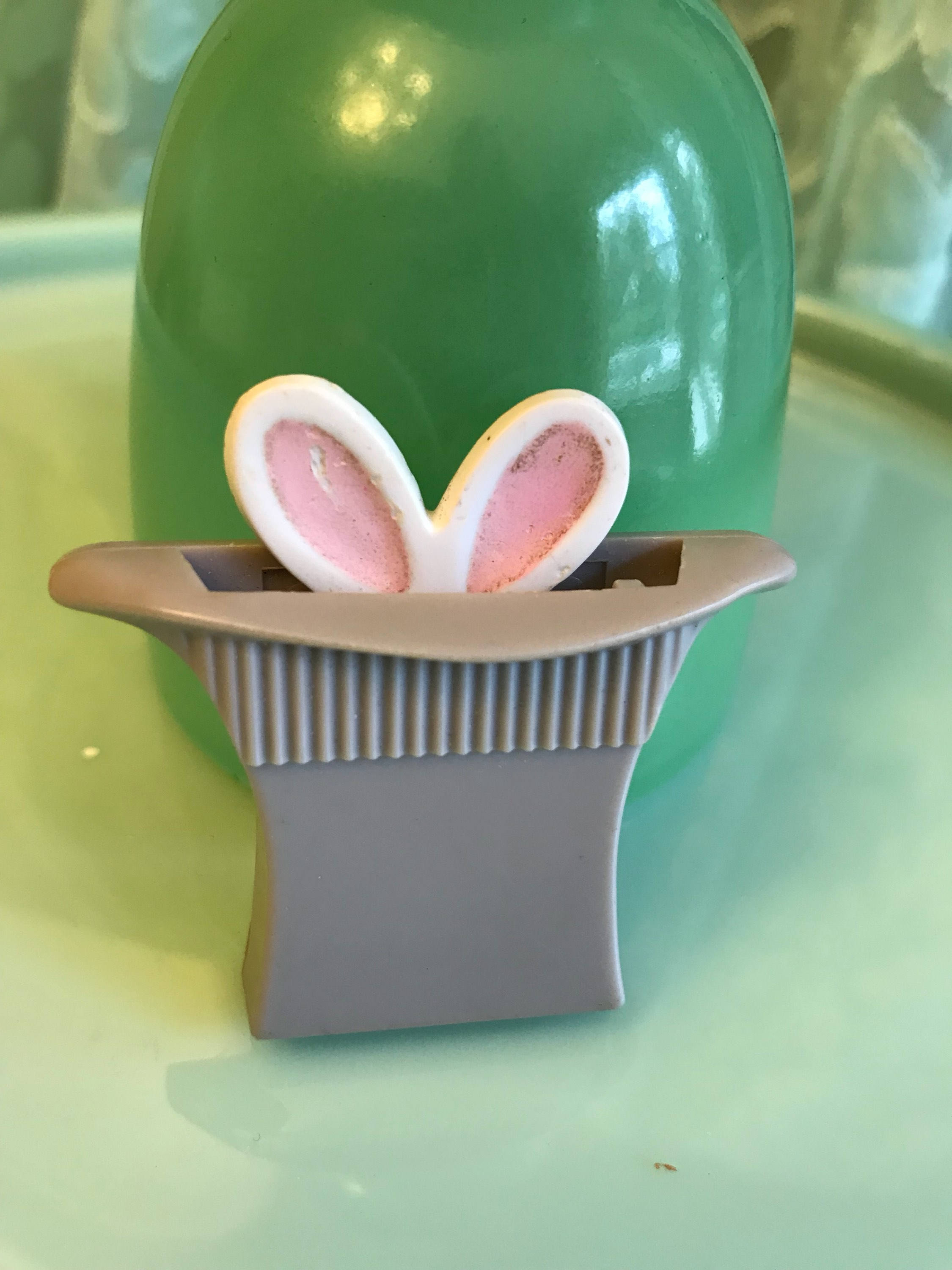 Vintage Bunny Holiday Pin, Avon Bunny in Hat mechanical pin, Easter ...