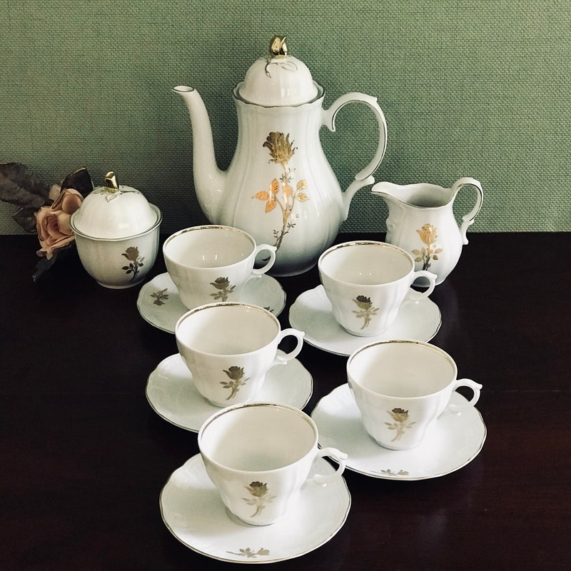 Bavaria Gold Tea Set - Etsy