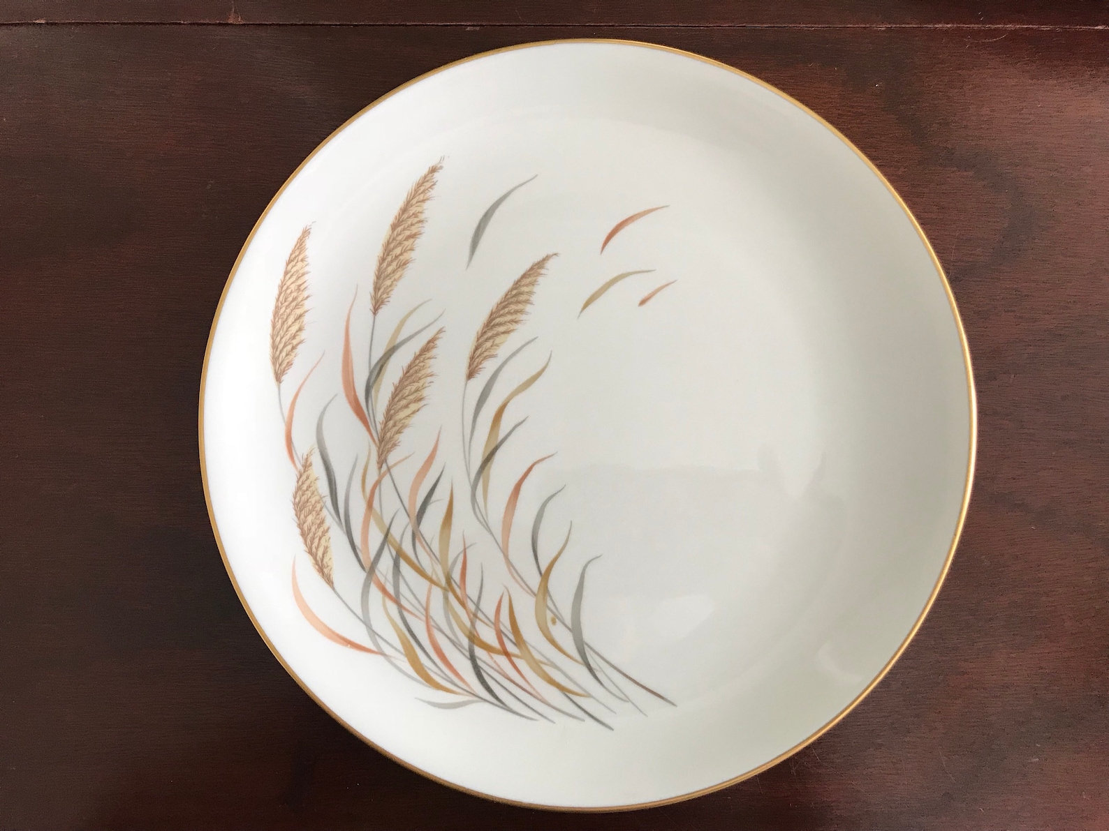 Vintage Wheat Pattern China Plates Royal Jackson Angelus - Etsy