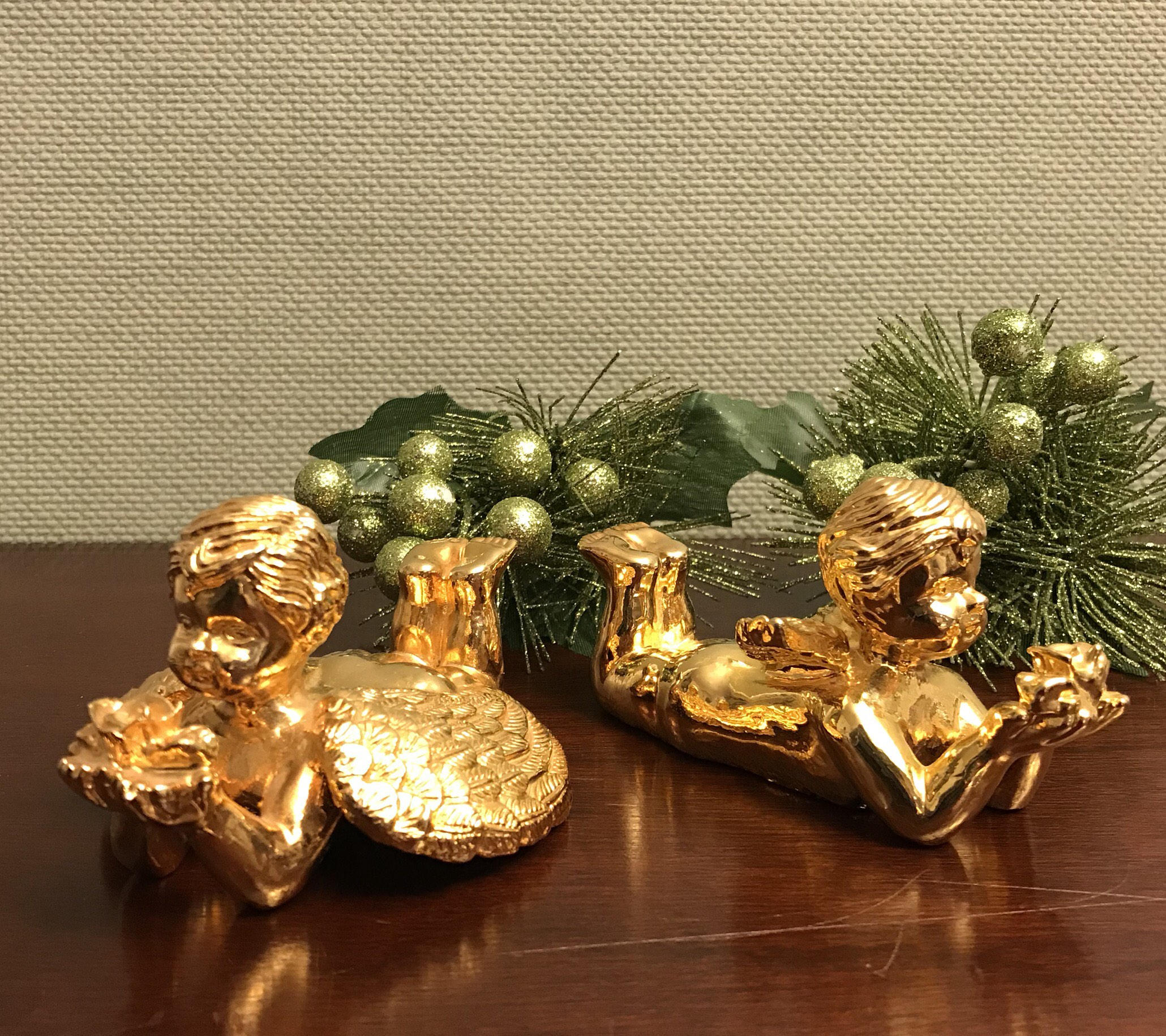 Valentine Gold Cherubs, Golden Angels, Valentine Angels, Gold Angel ...