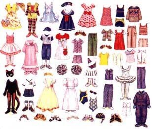 Vintage Felt Doll Flannel graph set, The Story Teller, Deluxe clothes ...