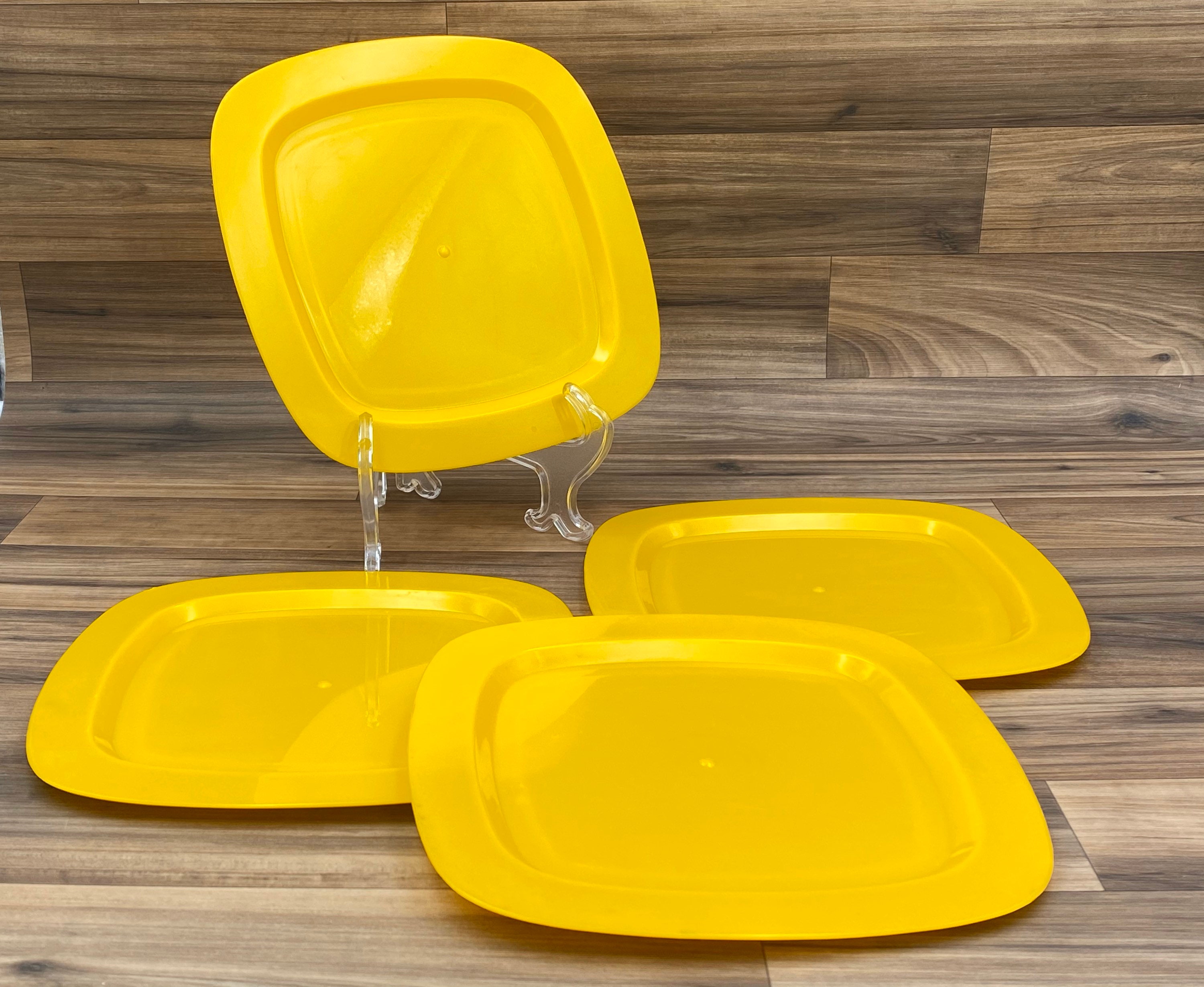 Vintage Plastic set, Picnic dishes in carrying case, service for 4 ...