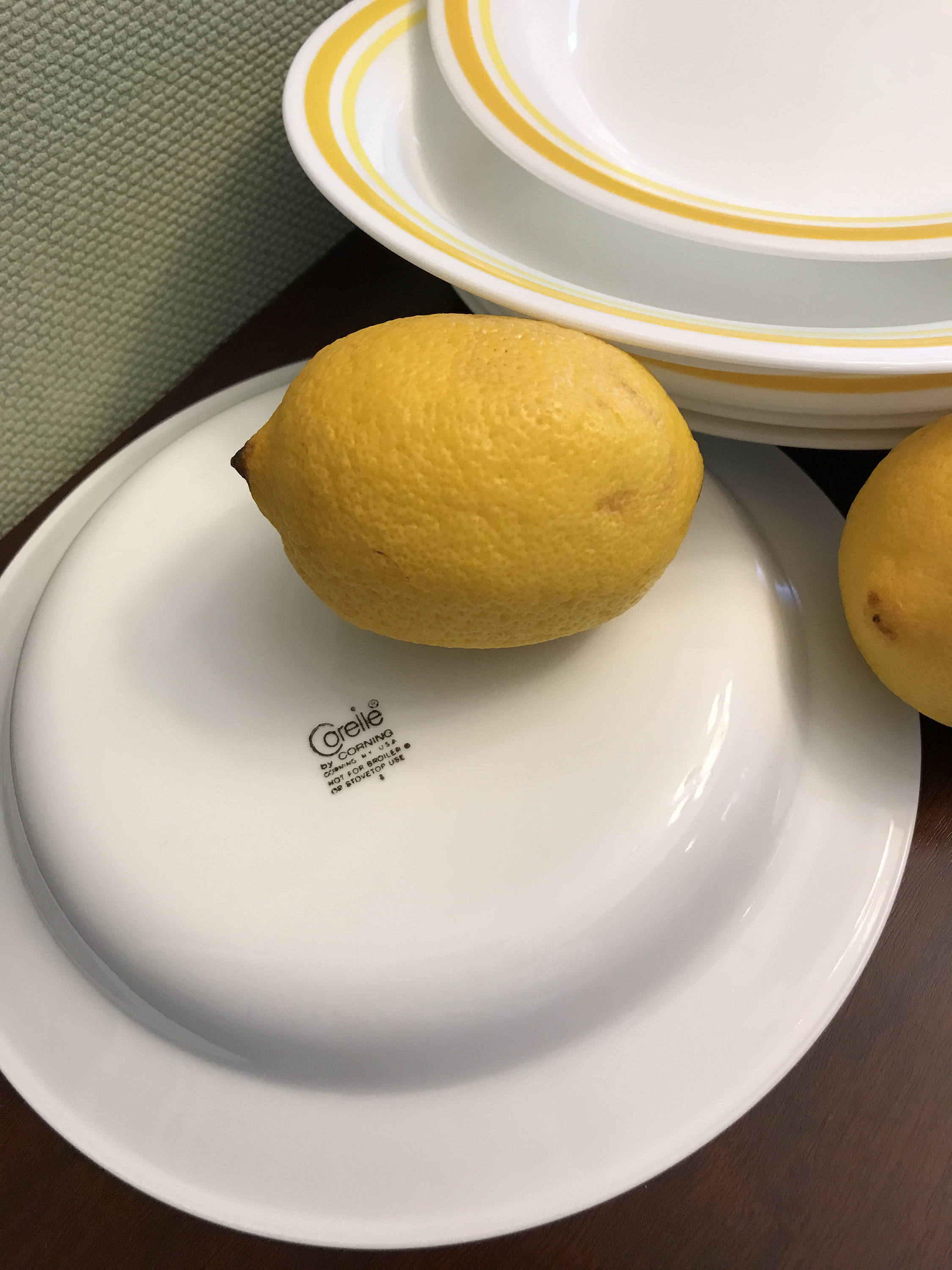 Corelle Citrus Dinnerware, Corelle Citrus Rimmed Soup Bowl, 6 piece Set ...