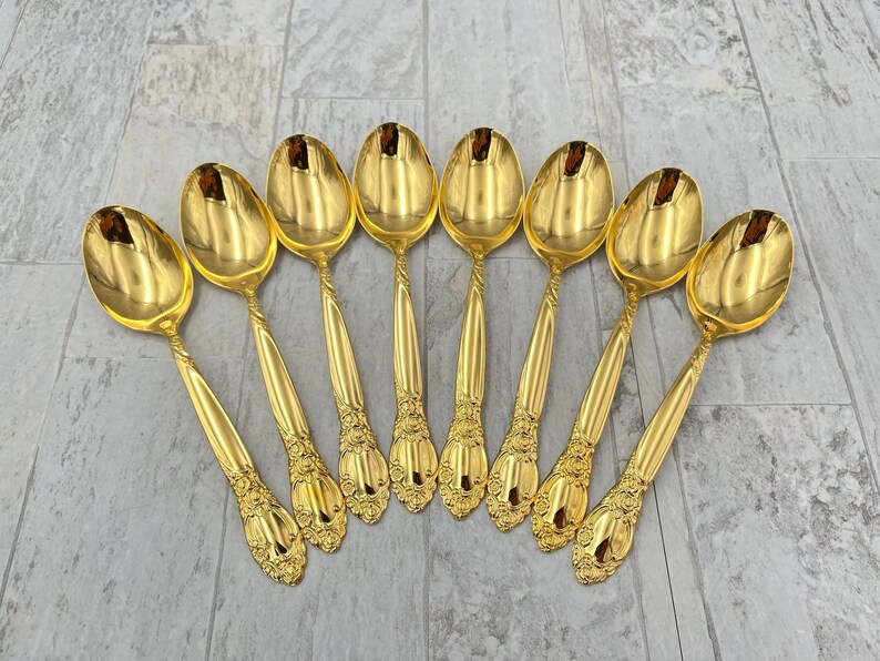 Vintage Silverware Set Oneida Community Golden Country Lane - Etsy