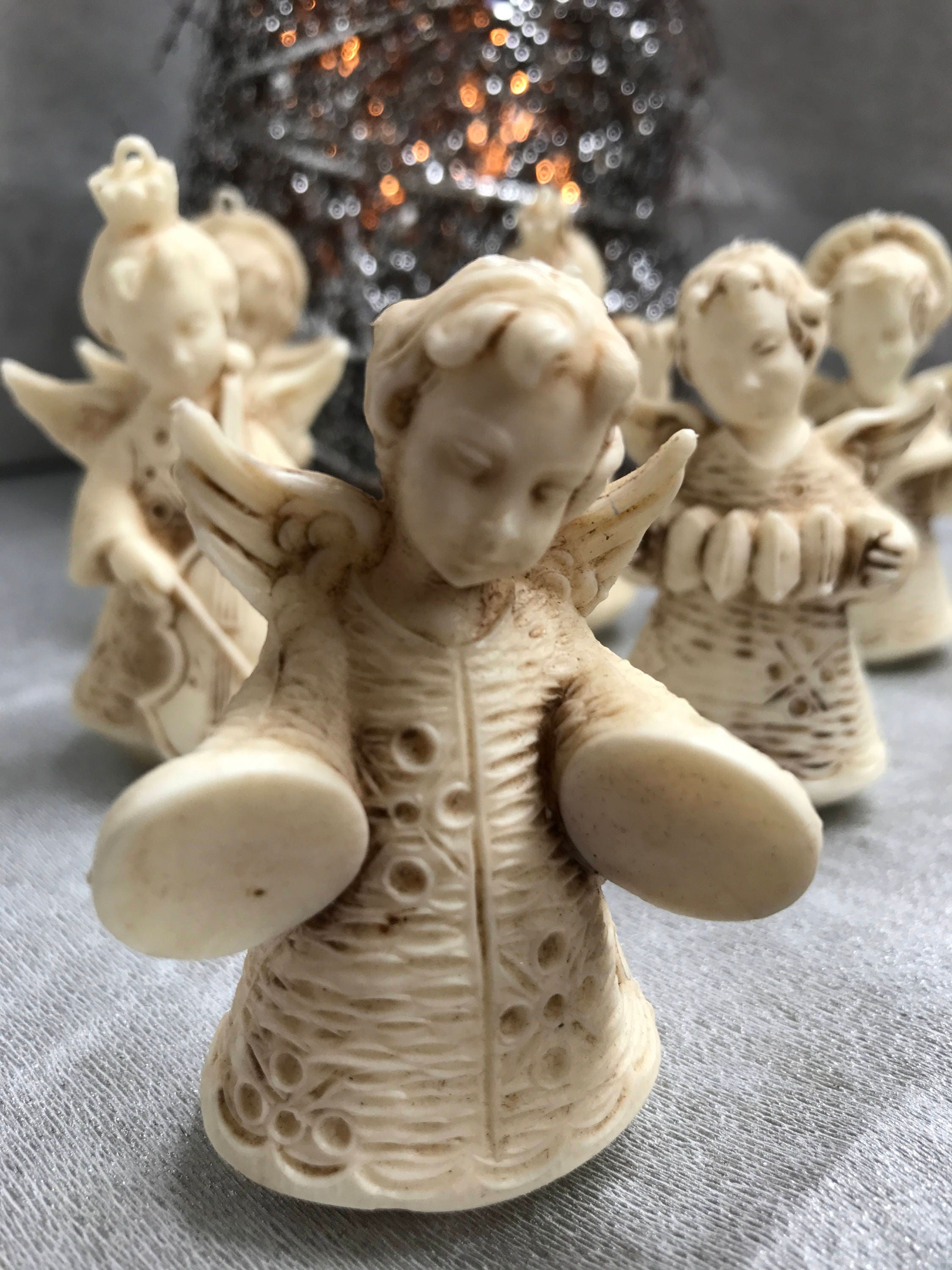 Vintage Angels, Mid century Italian Angels, Christmas Angels, Angel ...