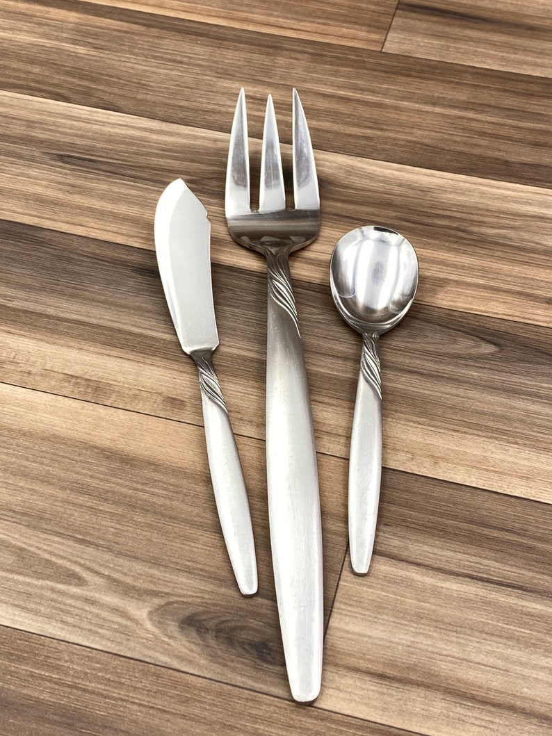 Vintage Flatware Set Service for 8 Silverware Set Gift for - Etsy