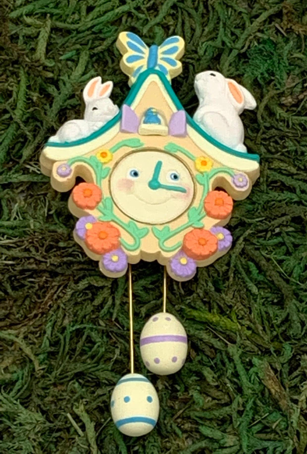 Vintage Time for Easter Hallmark Ornament, Easter clock ornament, 1993 ...