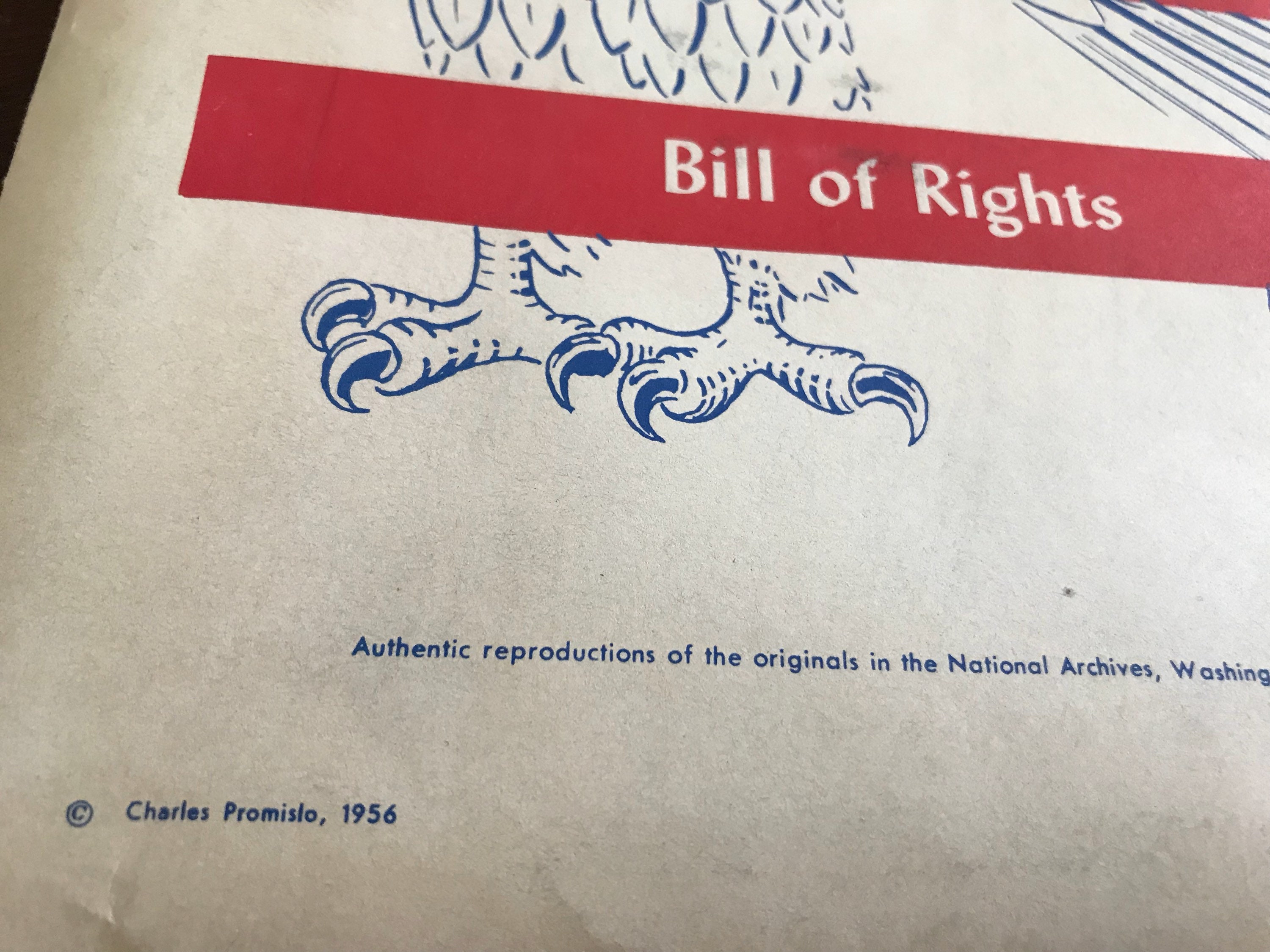 Vintage Documents of Freedom, Declaration of Independence, Bill of ...