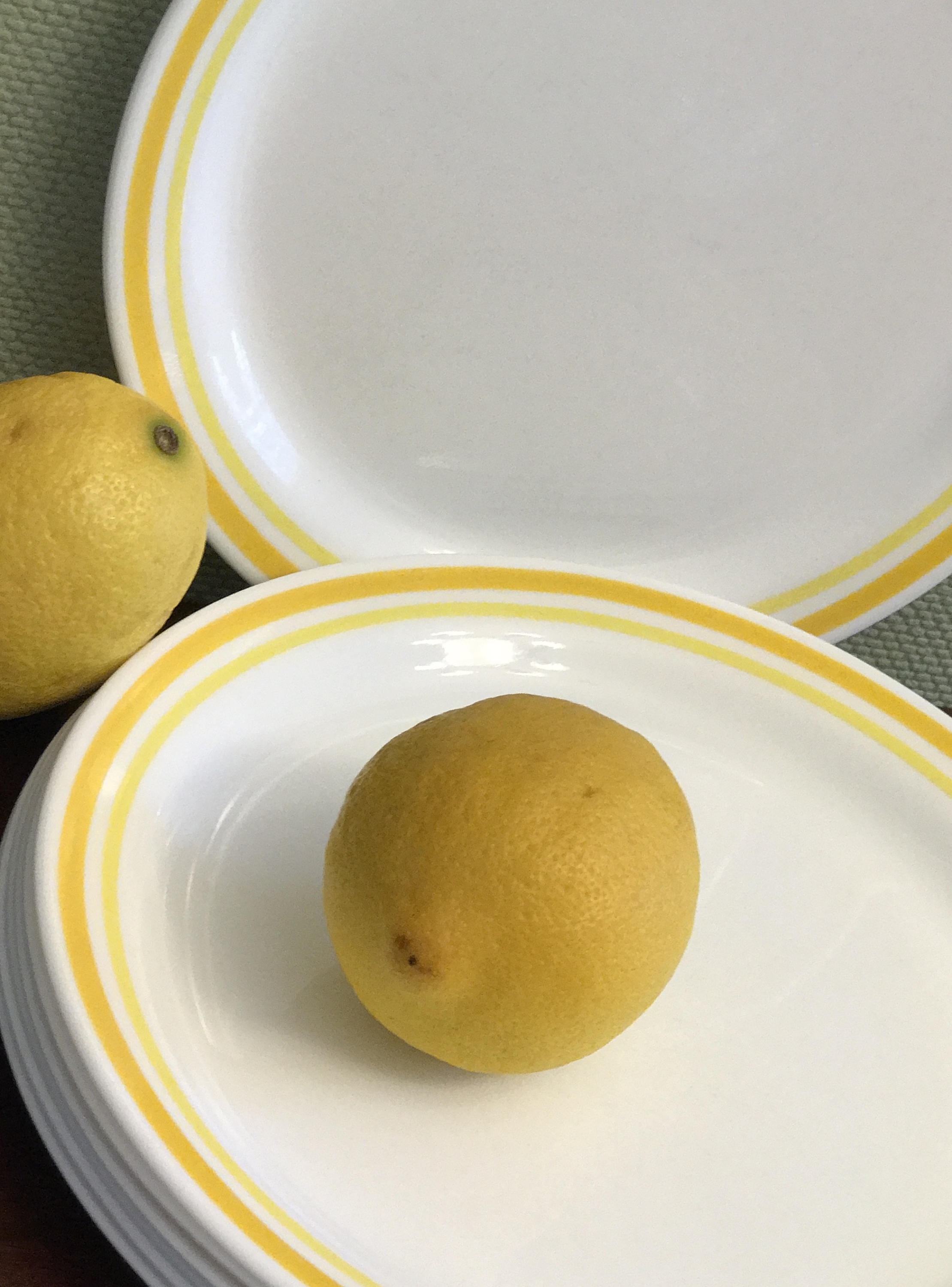Corelle Citrus Dinnerware, Corelle Citrus Salad plates, 7 piece Set ...