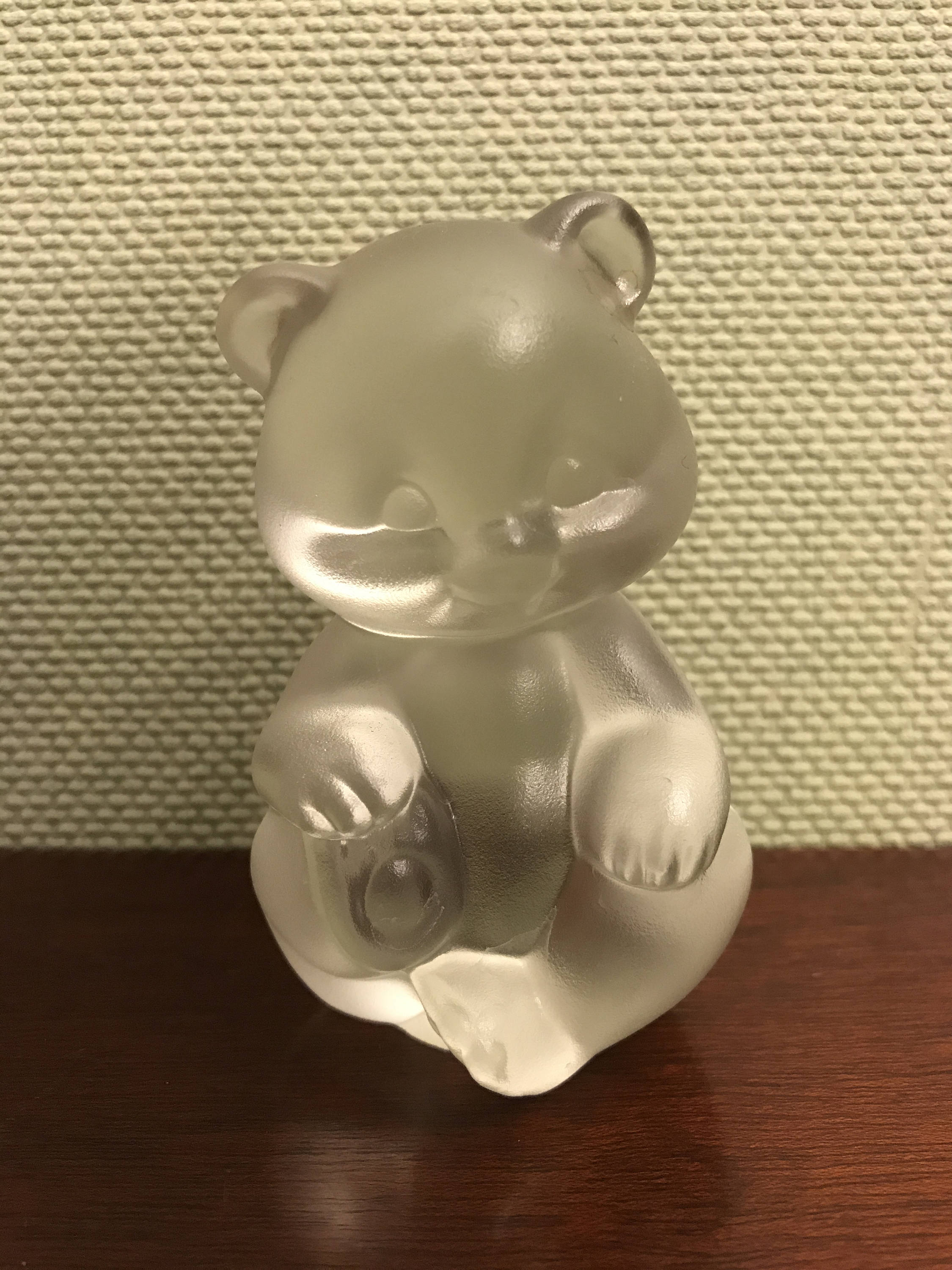 Fenton Glass Panda Bear, Panda Paperweight Figurine, gift, office decor ...