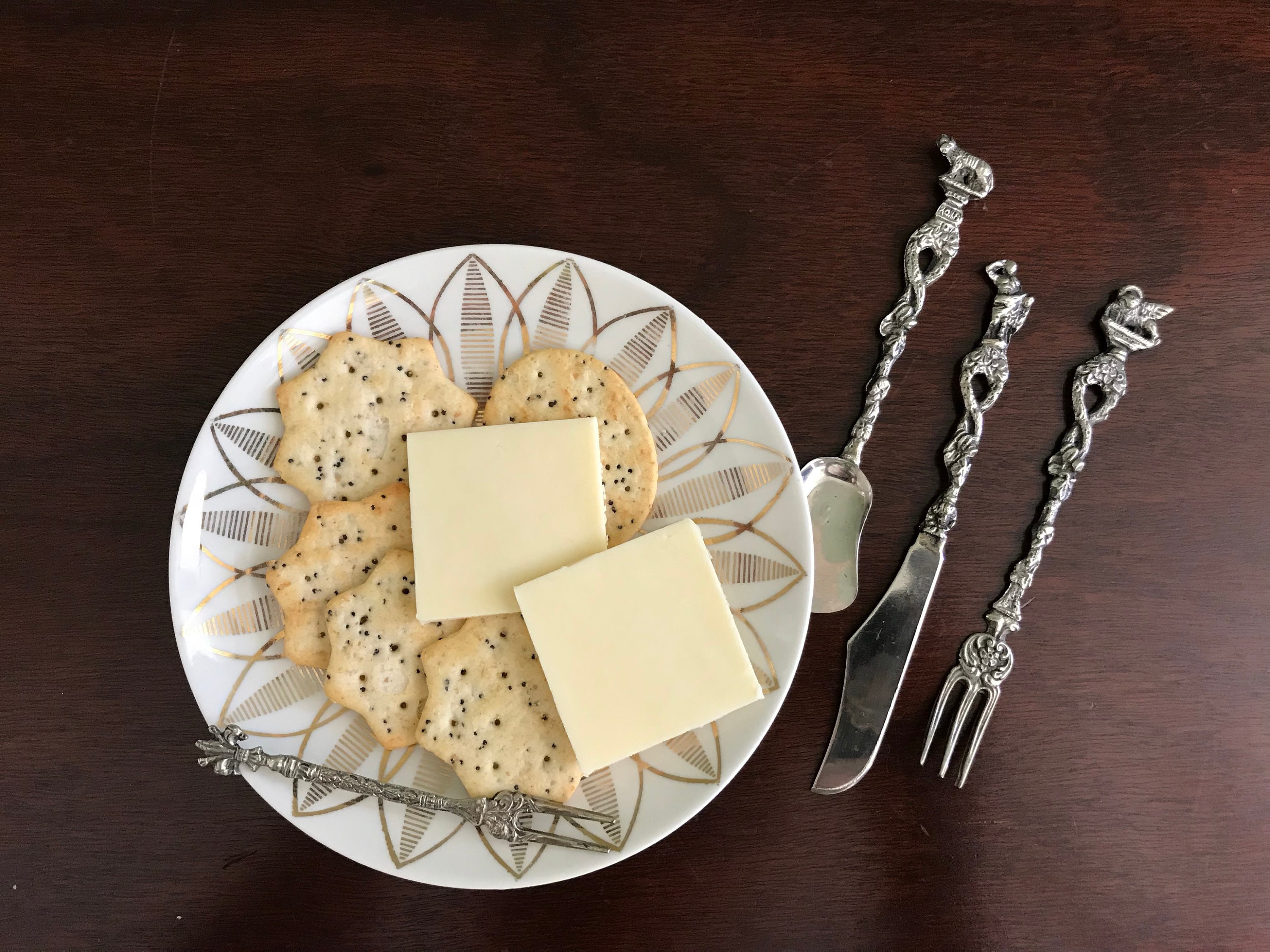 Vintage Italian appetizer Serving Set, Roman design, cocktail Set ...