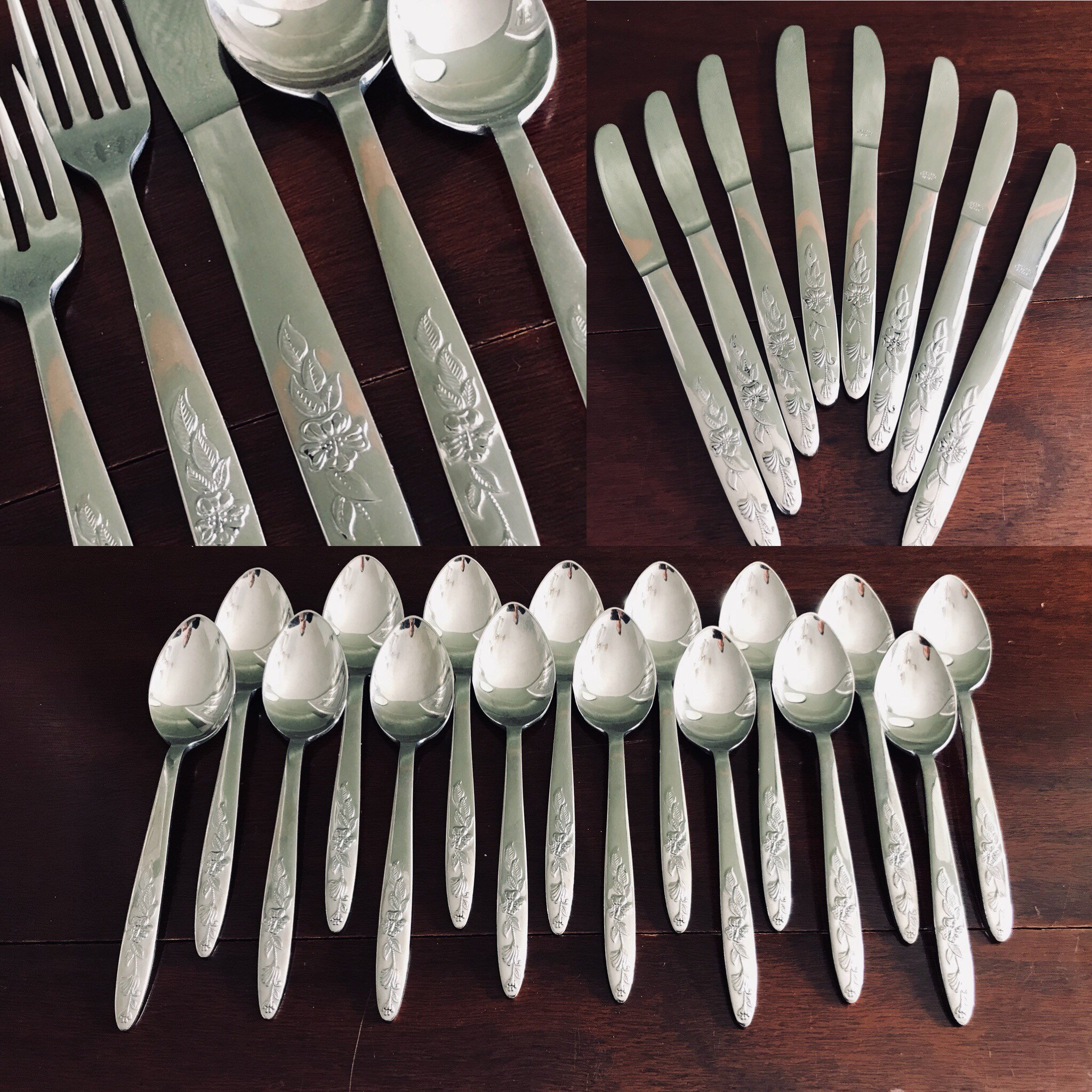 Mid Century Stainless Flatware set, Nasco Lady Charming flatware ...