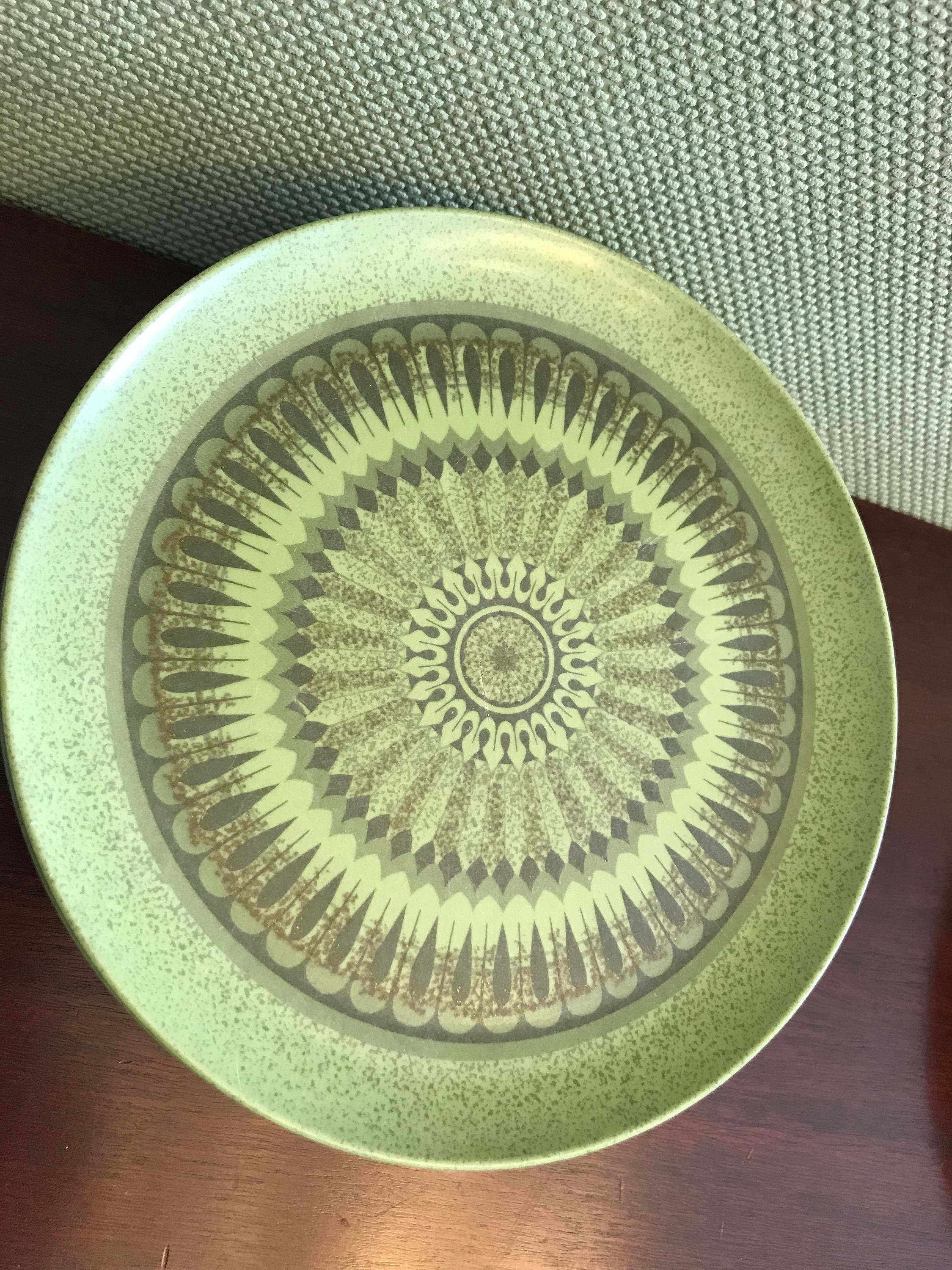 Vintage Melmac Dishes, Miramar Melmac plates, Avocado Green dishes ...