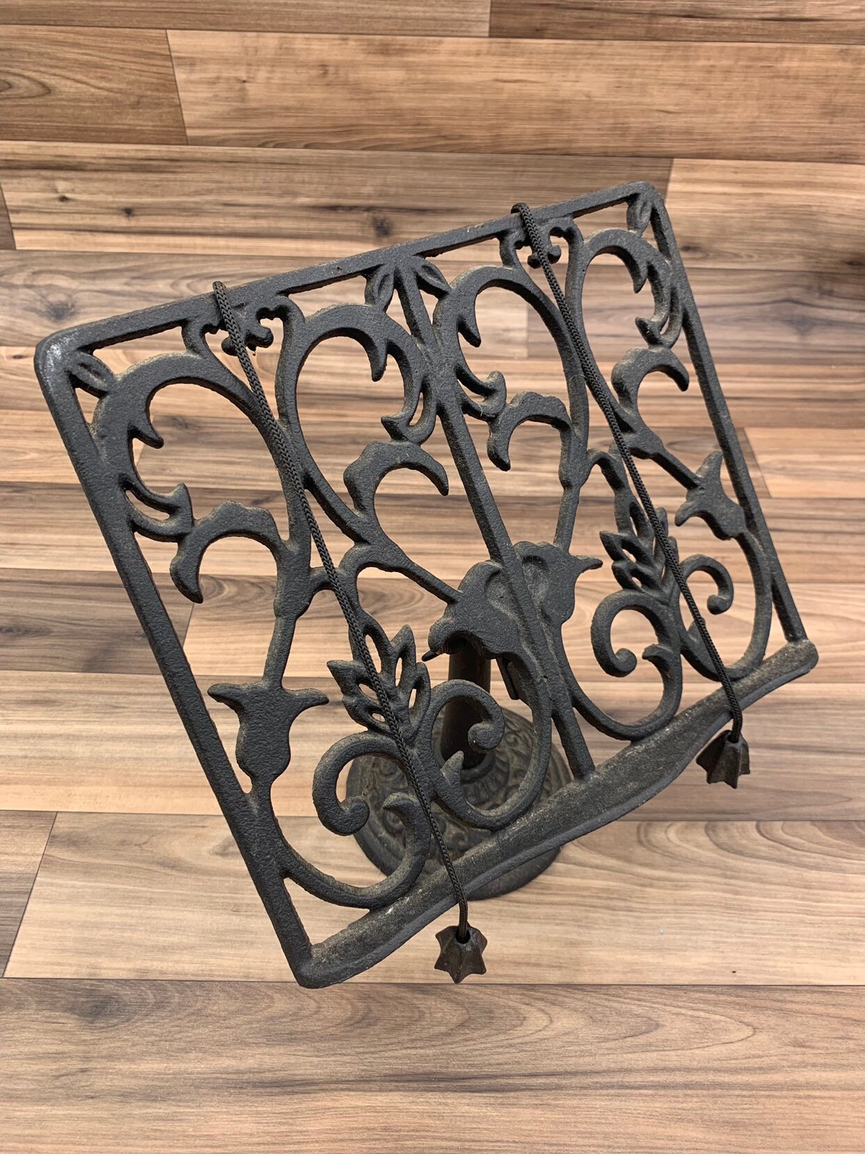 Cast iron book display stand, cookbook stand, Guestbook stand, Photo ...