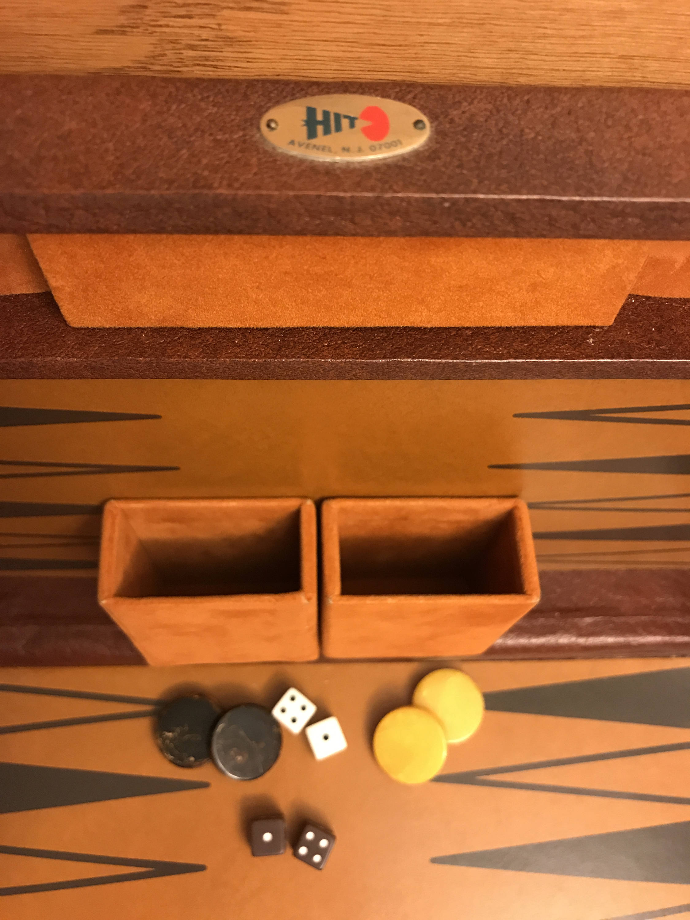 Vintage Bakelite Backgammon Game, Attache Backgammon set, Backgammon ...