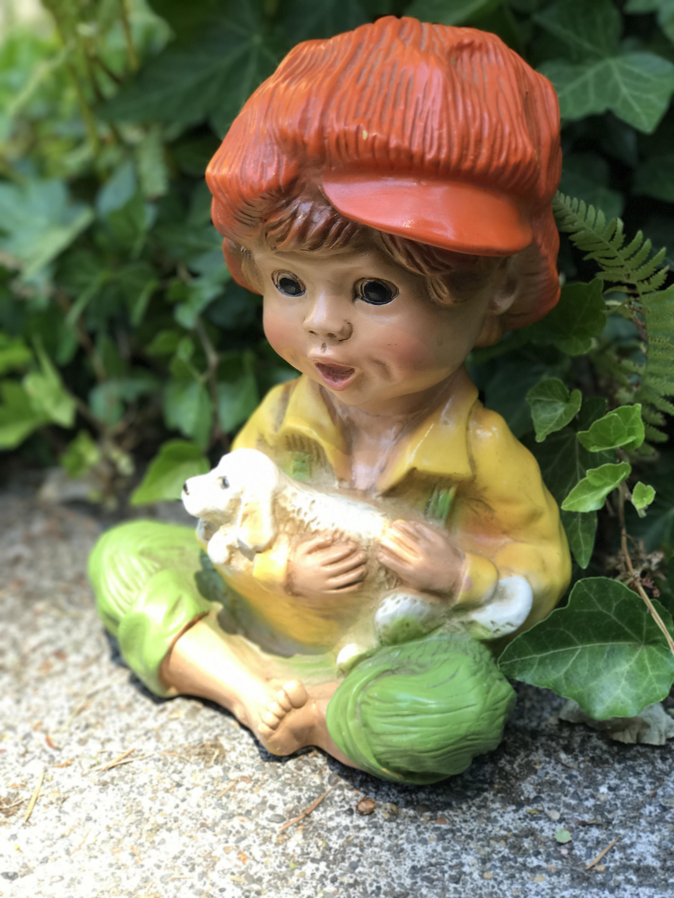 Vintage Children Statues, Garden Patio Statues, Universal Statuary 1974 ...