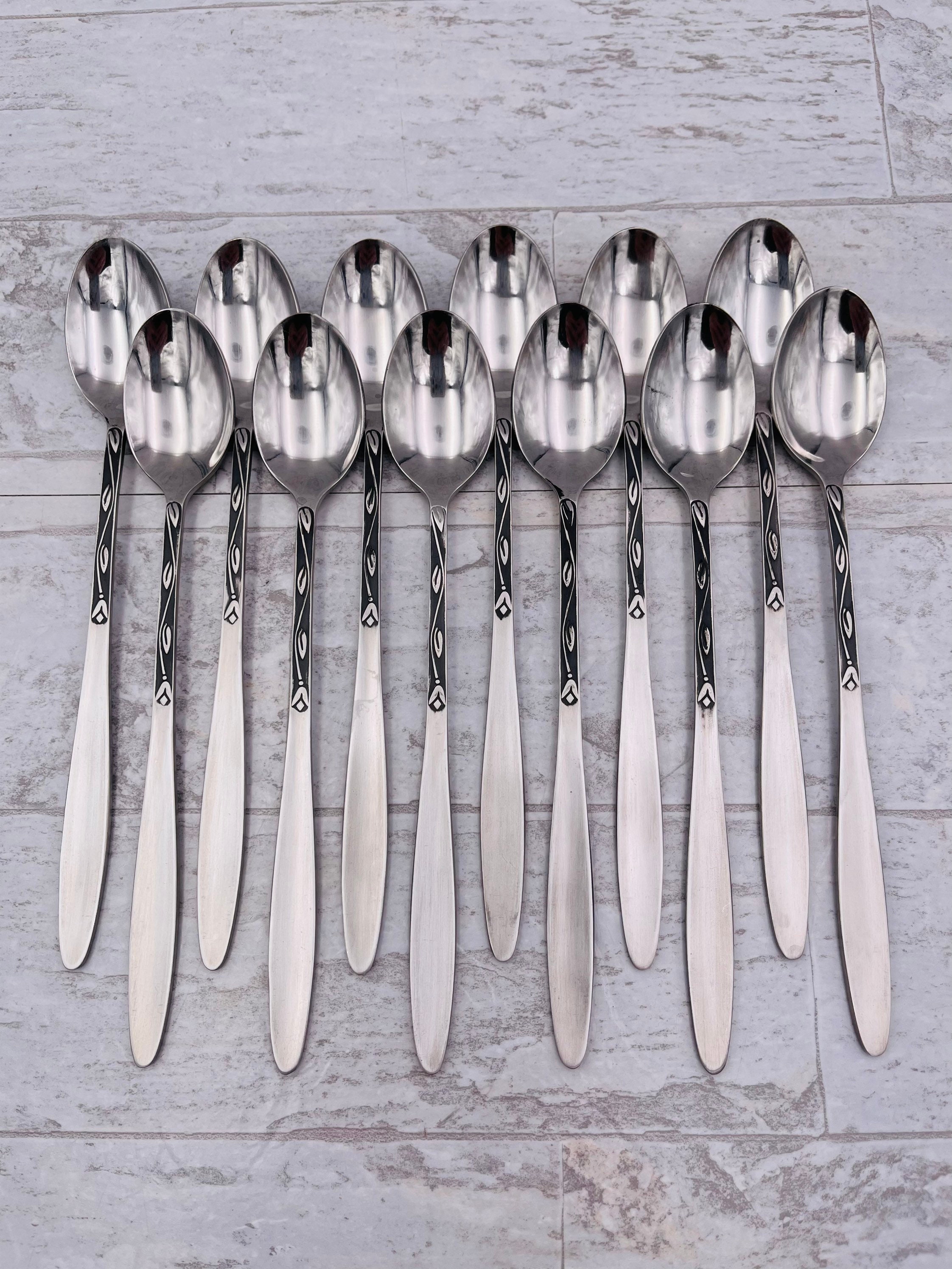 Danish Modern flatware, Tulip Time by Amefa, Tulip pattern Silverware ...