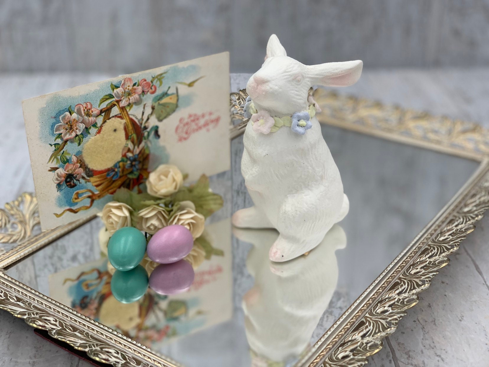 Vintage Ceramic Bunny Dept 56 White Easter bunny, Easter decor ...