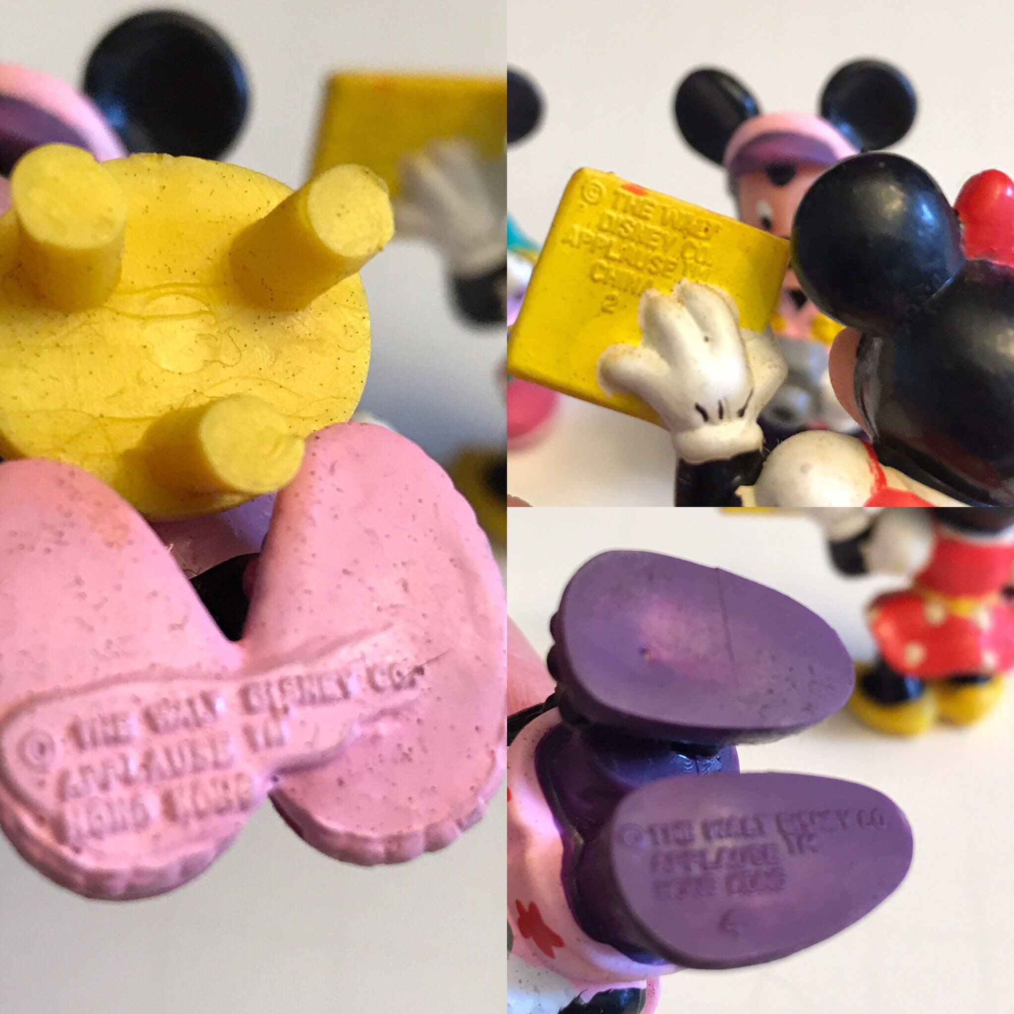 Minnie Mouse miniatures set, Vintage Minnie Mouse Figurines, Disneyana ...