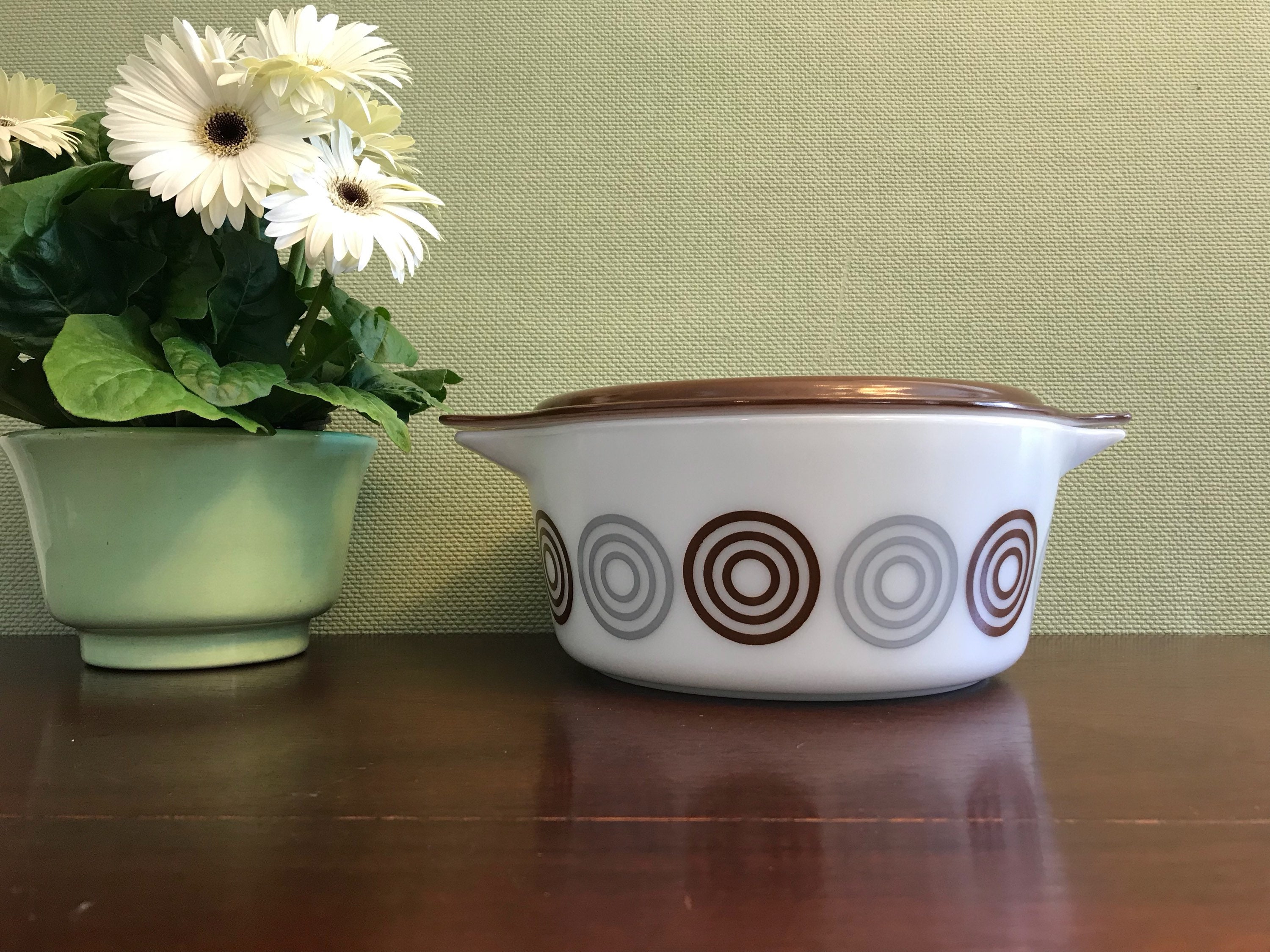 Vintage Pyrex Cosmopolitan Casserole, Pyrex Cinderella Casserole, Pyrex ...