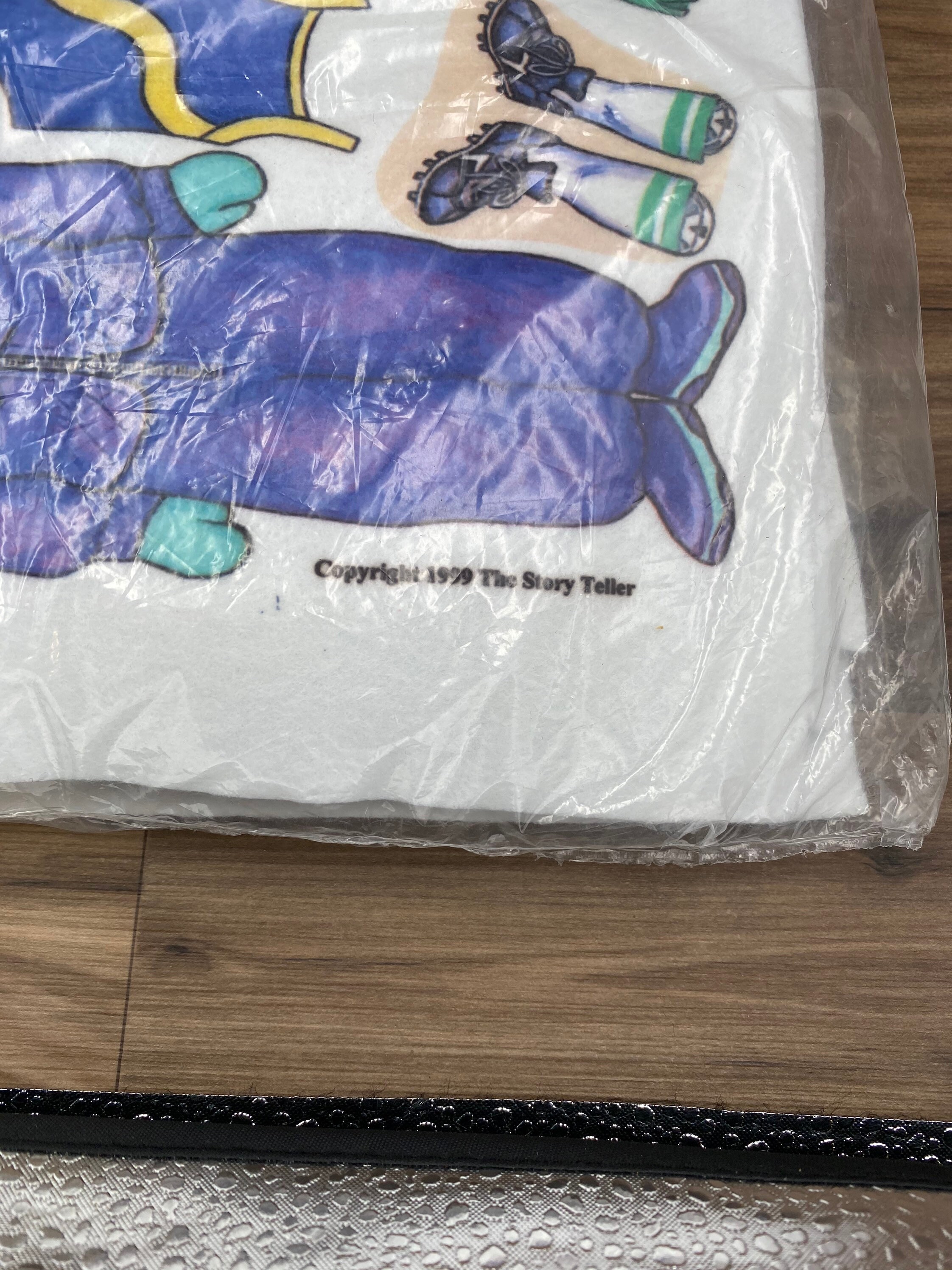 Vintage Felt Doll Flannel graph set, The Story Teller, Deluxe clothes ...