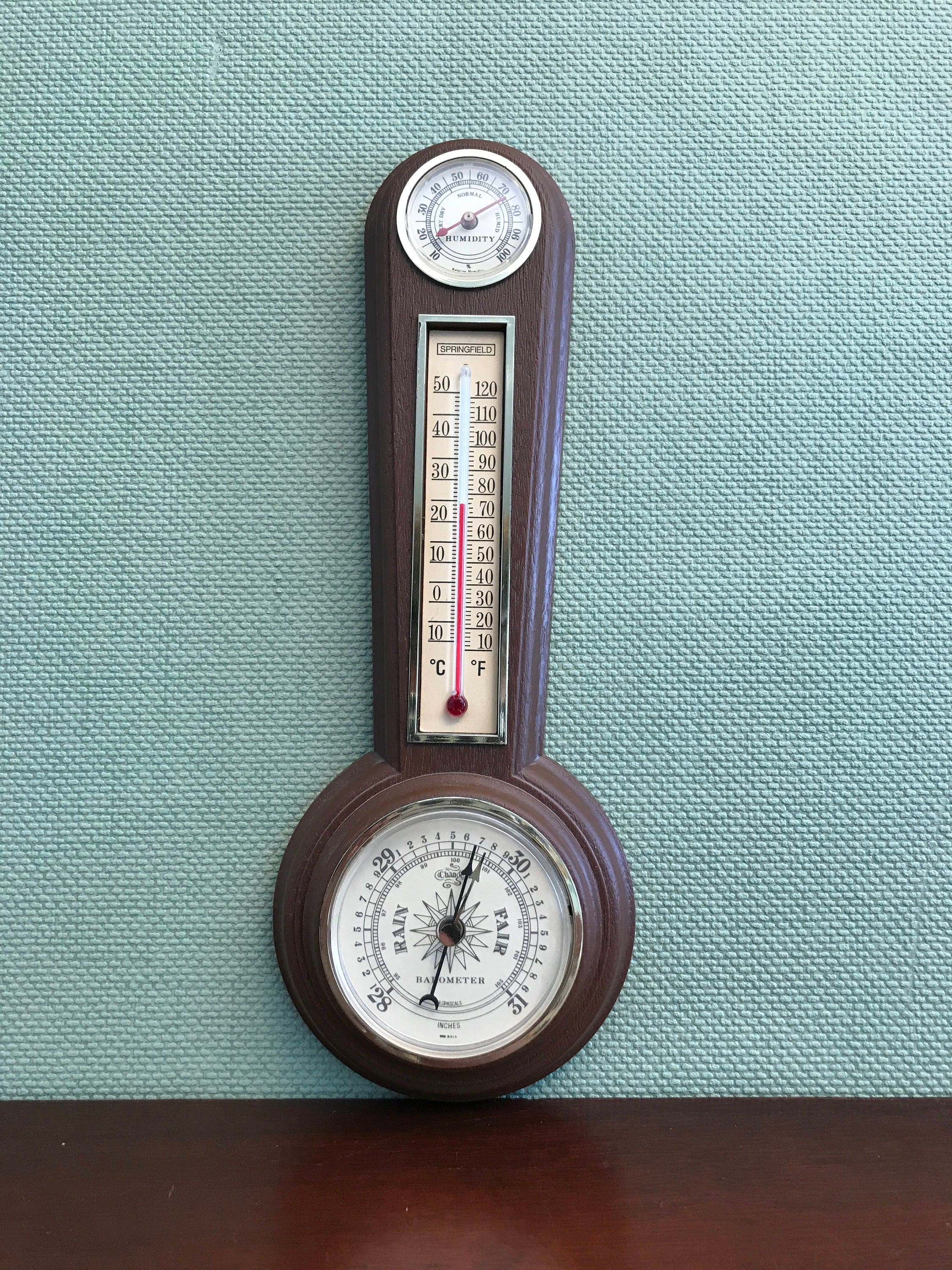 Vintage Springfield Weather Station, Mini collectible Weather Station ...