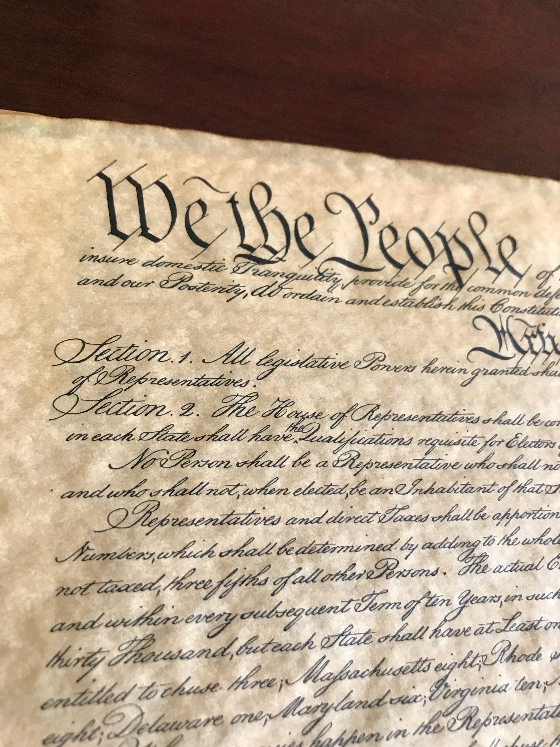 Vintage Documents of Freedom, Declaration of Independence, Bill of ...