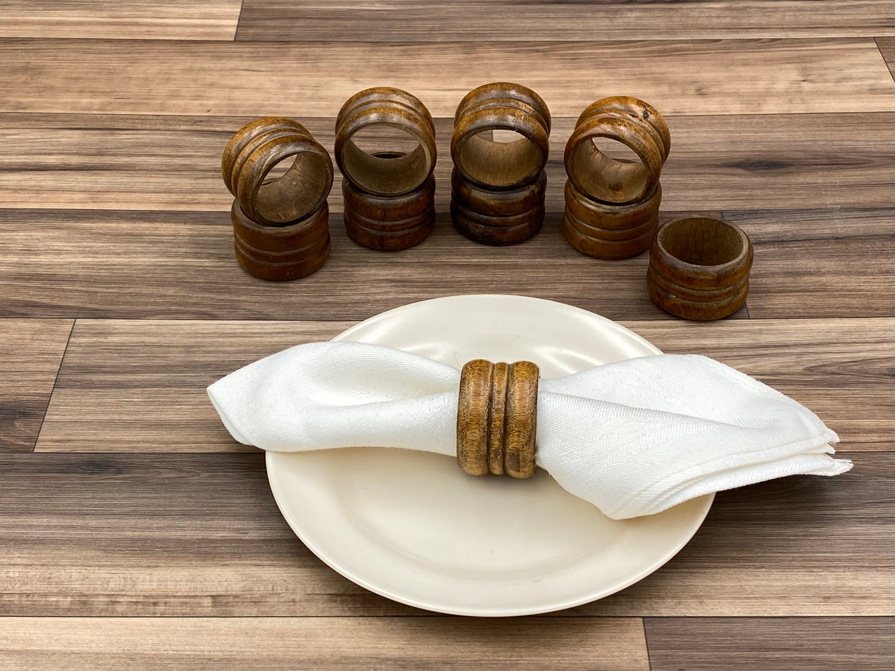 Vintage Wood Napkin Rings 10 Piece Set Vintage Napkin Ring Rustic vintage-wood-napkin-rings-10-piece-set-vintage-napkin-ring-rustic