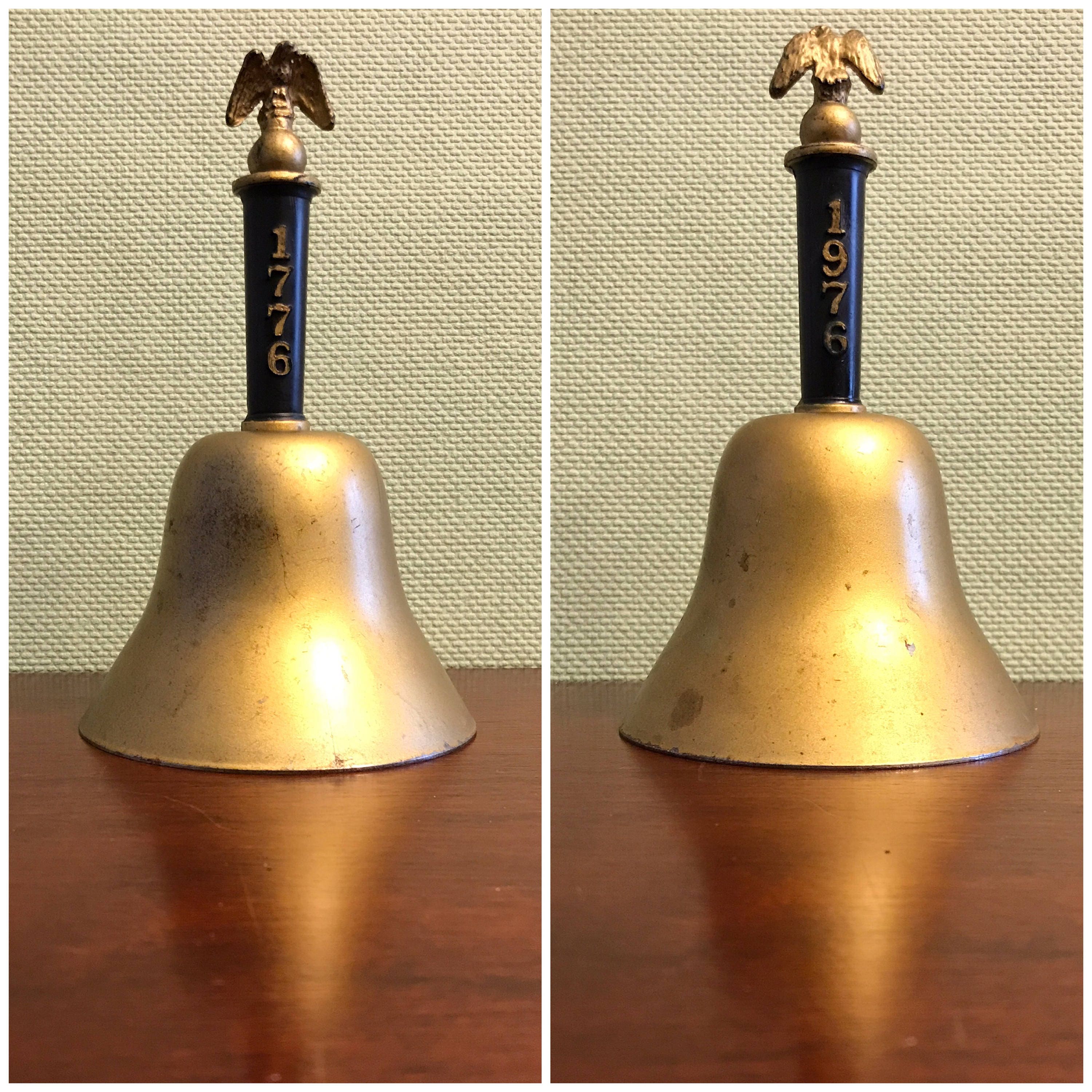 Vintage Eagle Bell, Bicentennial American Eagle metal bell, vintage ...