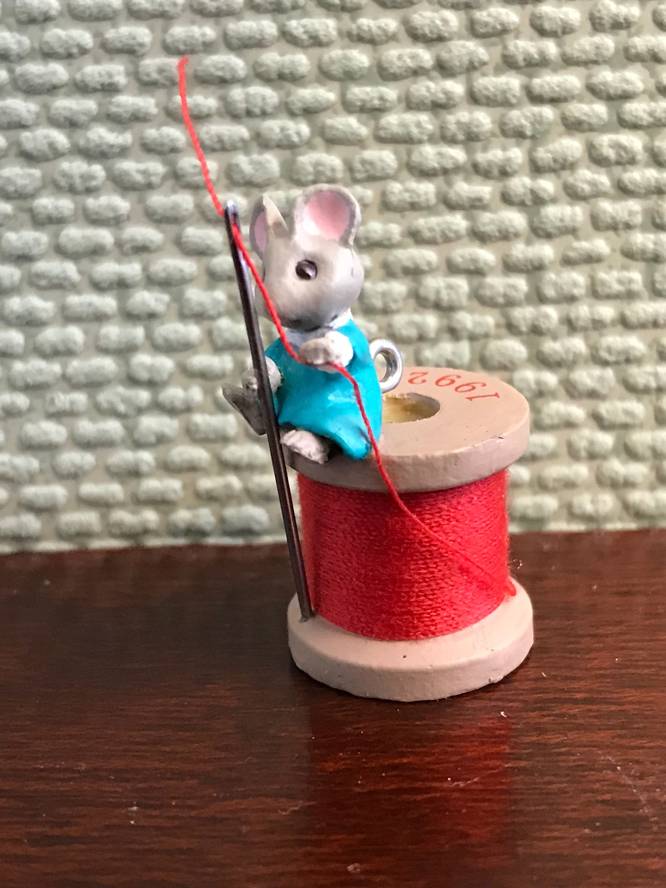Tiny Mice miniatures, Sew Sew Tiny Mice ornaments, Hallmark Mice ...