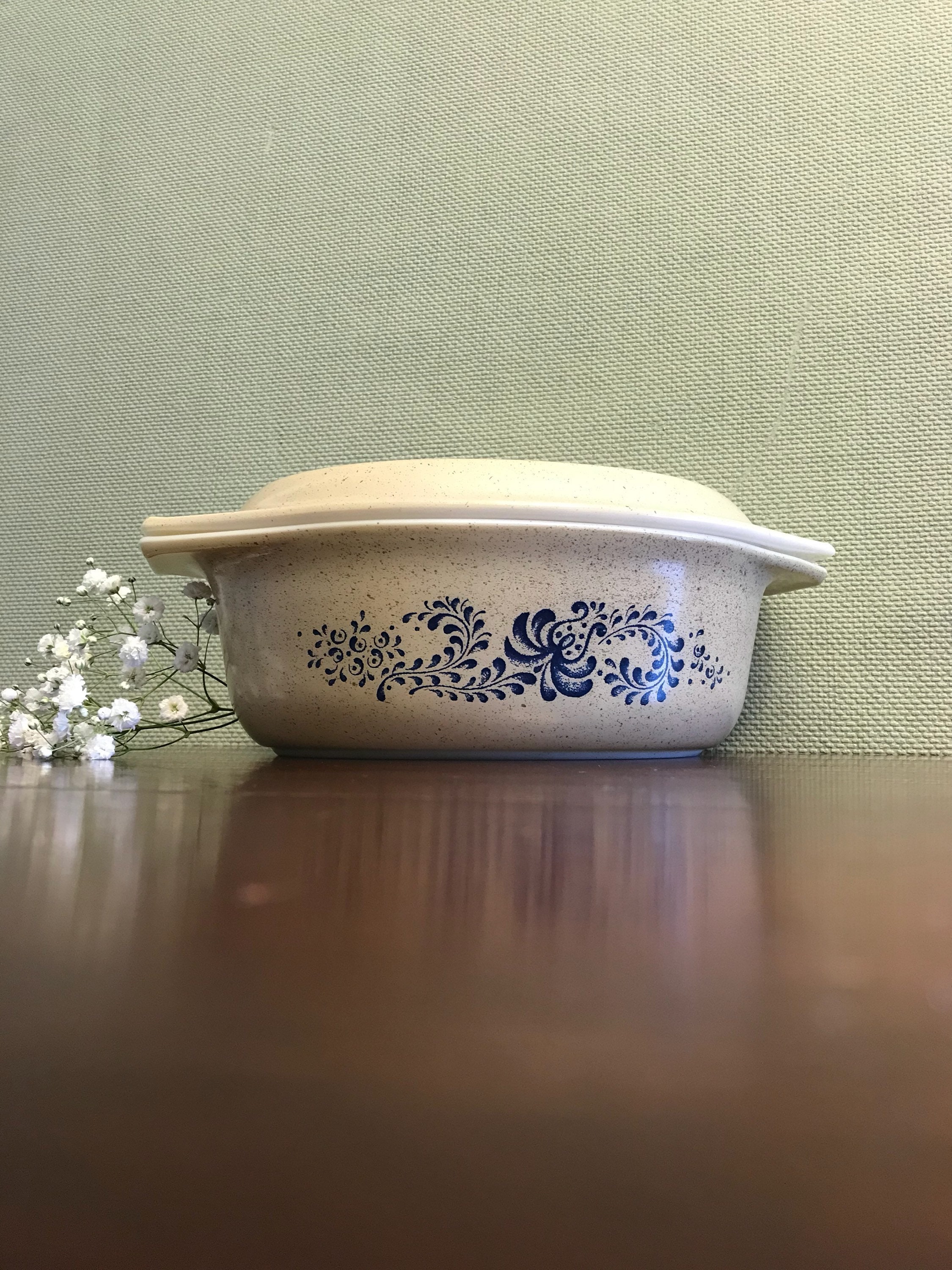 Vintage Pyrex Homestead Casserole, Pyrex Cinderella 043 Casserole, oval ...