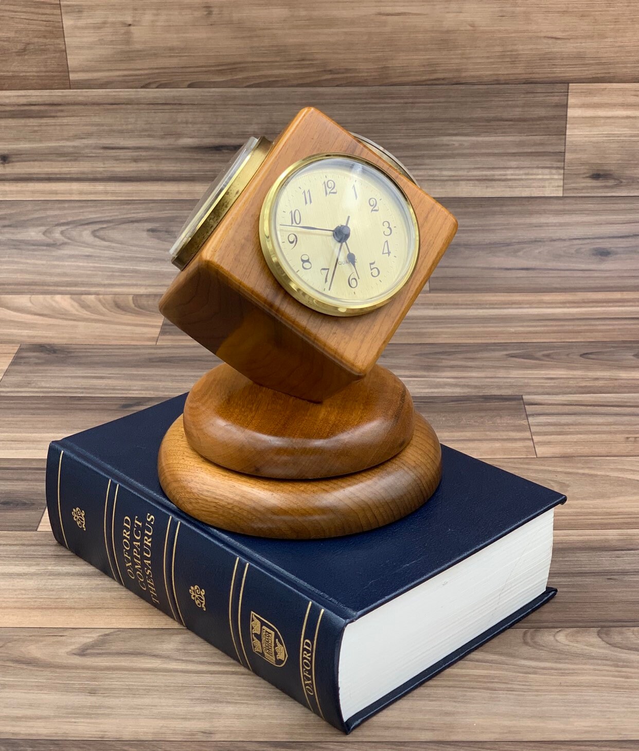 Rare Myrtlewood Clock Barometer Thermometer, collectible Weather ...