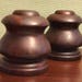 Vintage Wood Bookends Finial Bookends Dark Wood Bookends - Etsy
