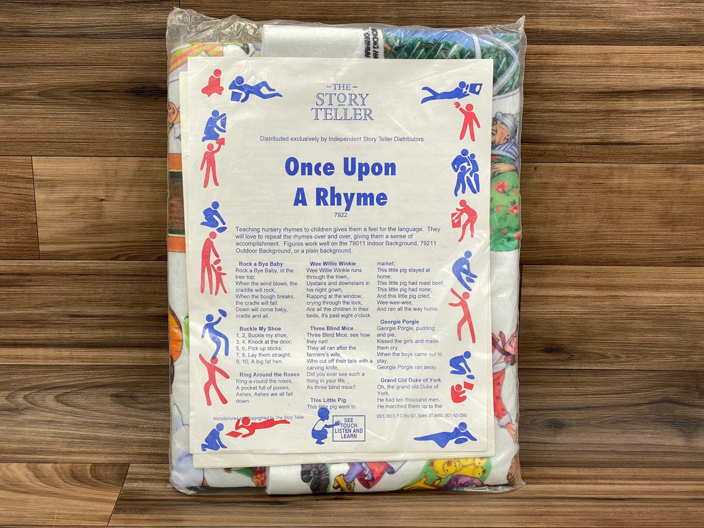 Vintage Nursery Rhymes Flannel graph set, The Story Teller, Once Upon a ...